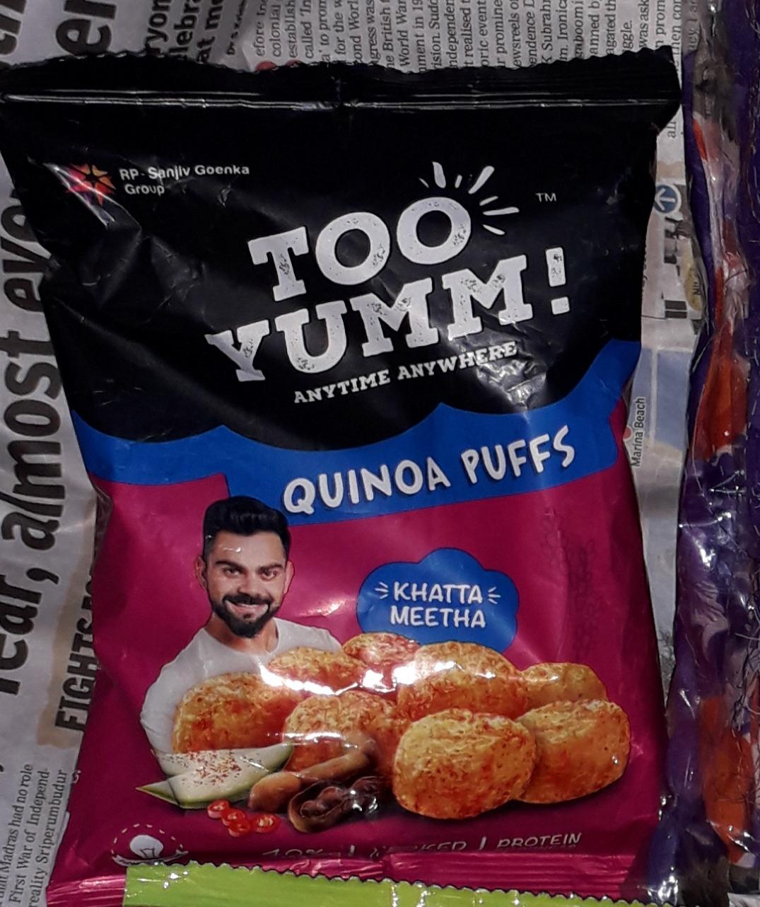 Too Yumm Quinoa Puffs Khatta Meeta, 24g : Amazon.in: Grocery & Gourmet ...