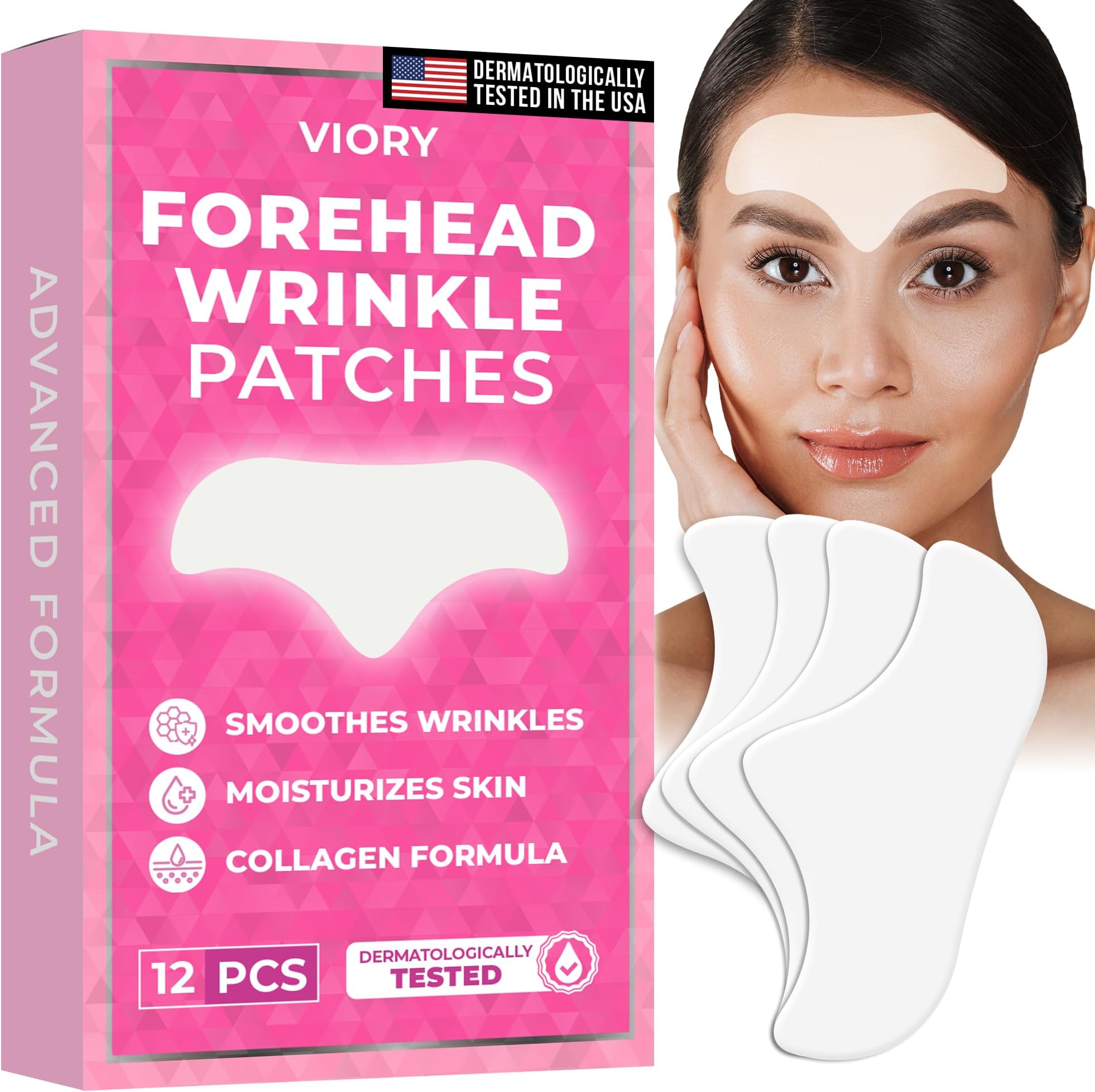 Amazon.com : Forehead Wrinkle Patches Smoothing Overnight - Anti ...