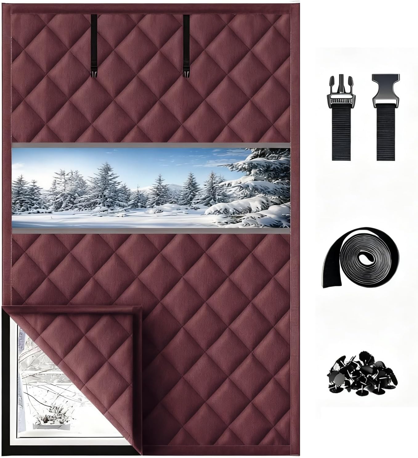 Thermal Window Insulation Kit for Winters, Home Winterizing Window ...