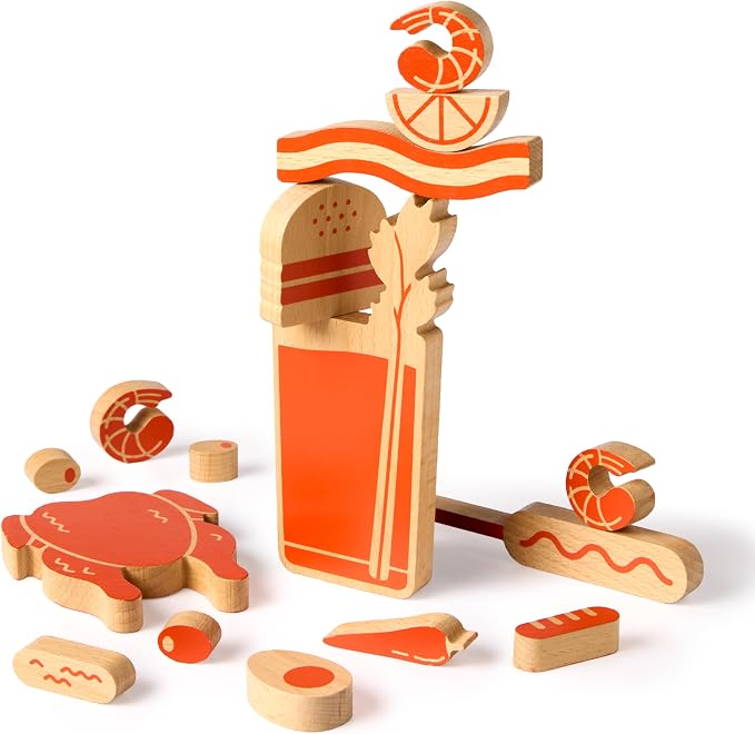 Amazon.com: Brass Monkey Loaded Bloody Mary – Balance Game Includes 10 ...