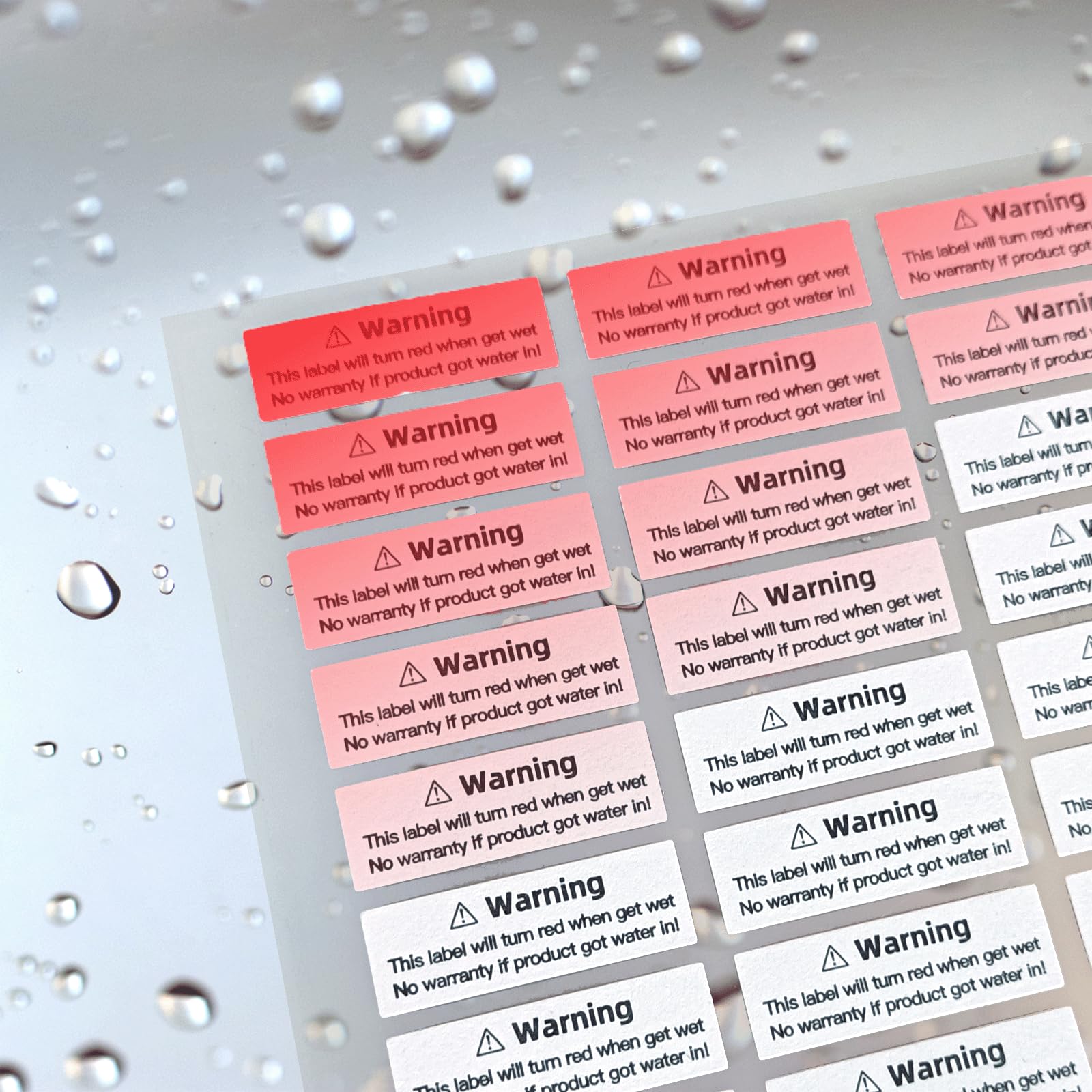 Snapklik.com : Water Sensitive Sticker,Device Potential Damage ...