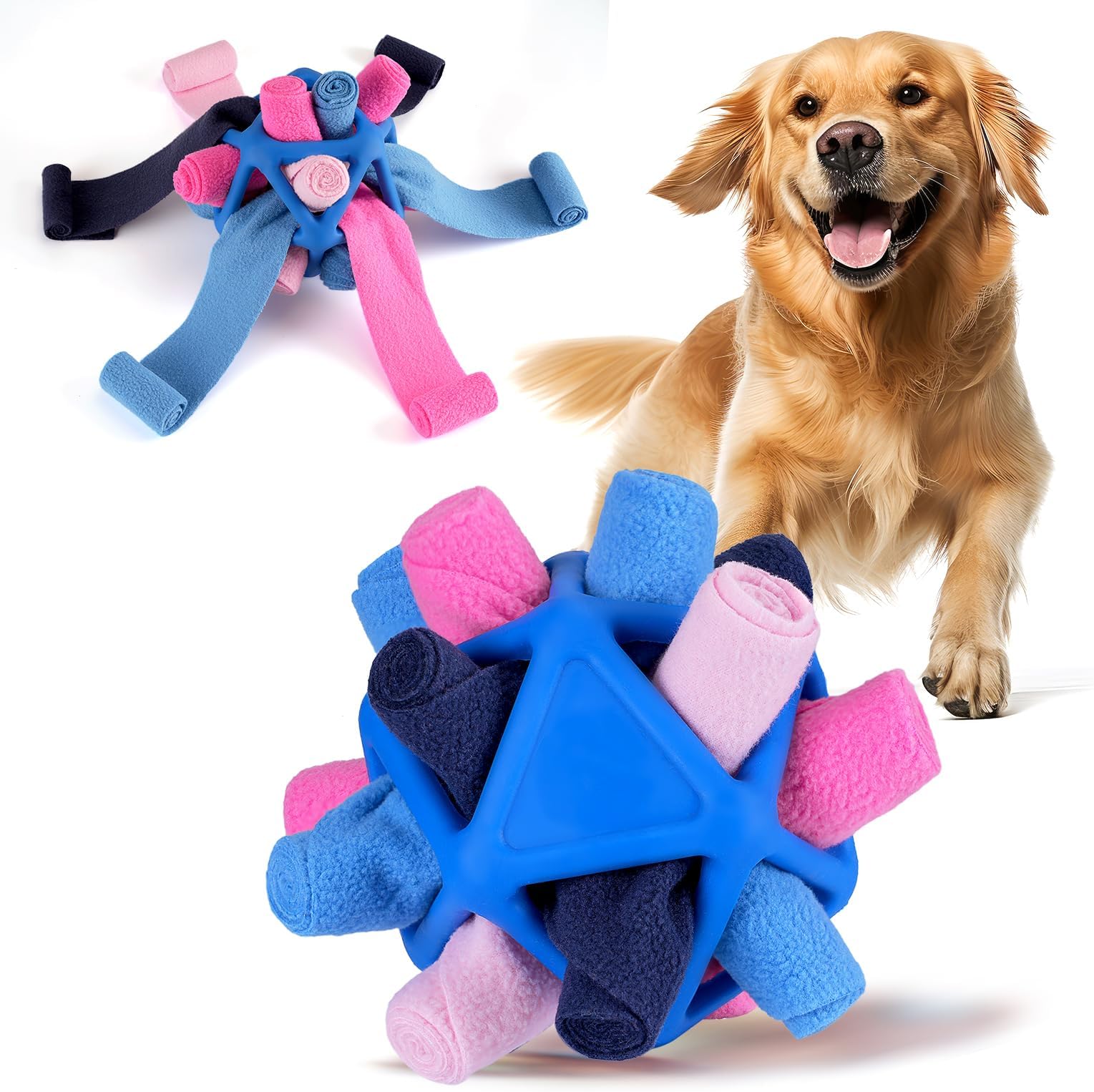 Pet Supplies : Yikko Interactive Snuffle Ball for Dogs, Encourage ...