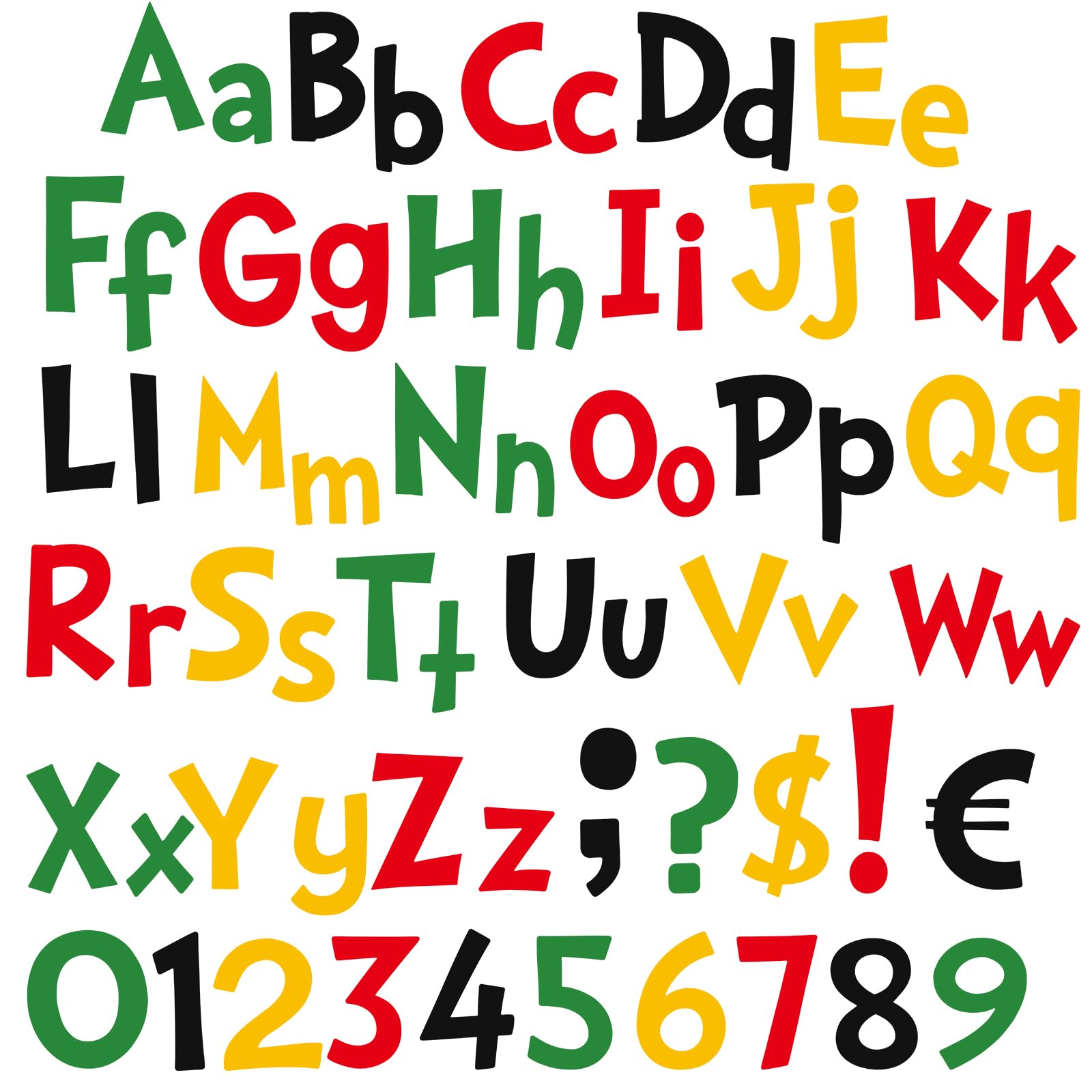 Snapklik.com : Tenare 134 Pieces 5 Inch Bulletin Board Letters Alphabet ...