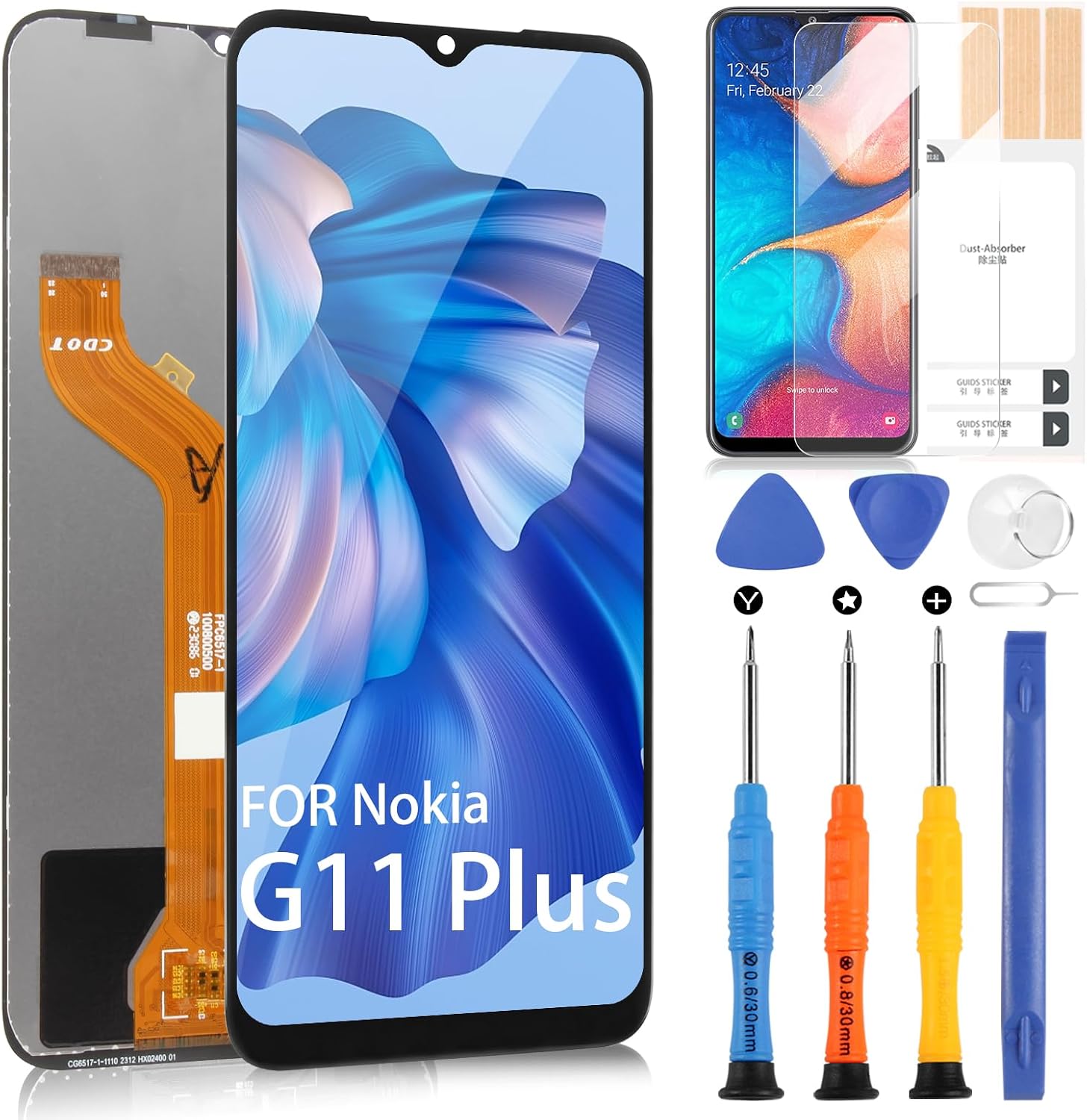 Amazon.com: Screen Replacement for Nokia G11 Plus LCD Display Touch ...