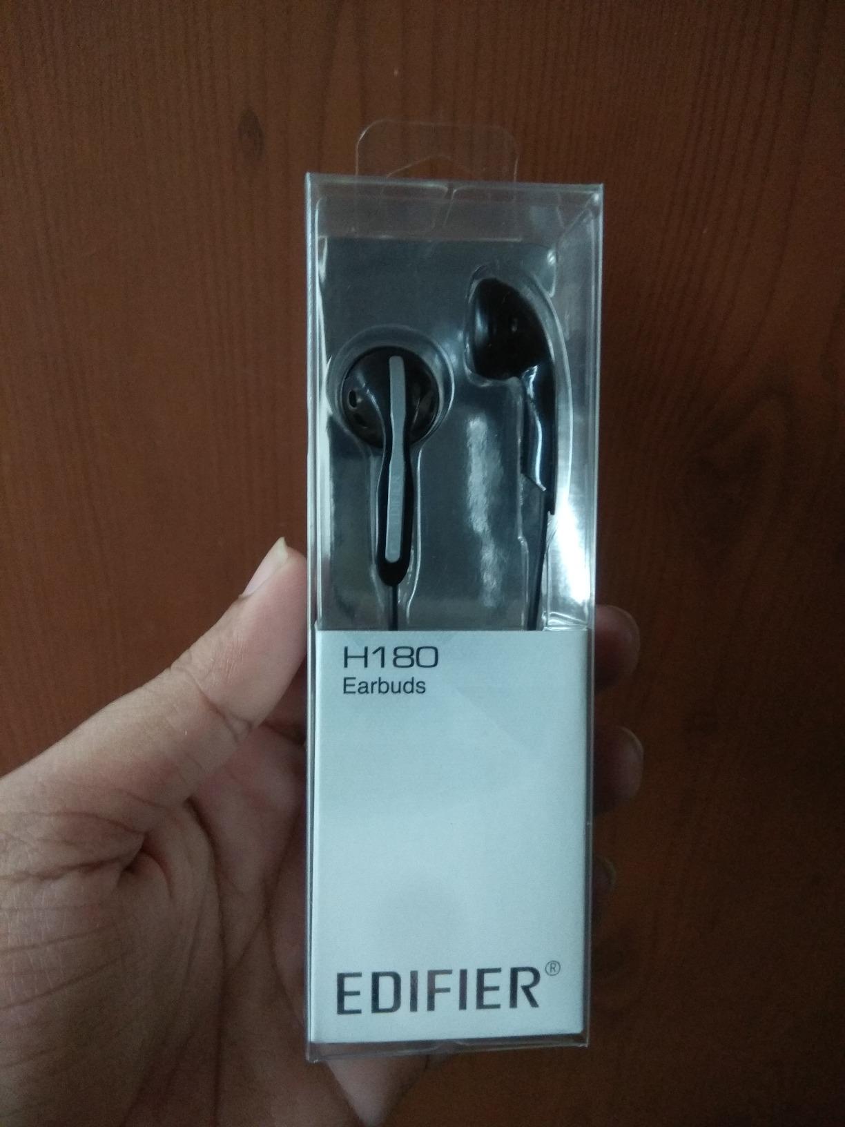 Edifier H180 Hi-Fi Stereo Earbuds Headphone - Classic Earbud Style ...