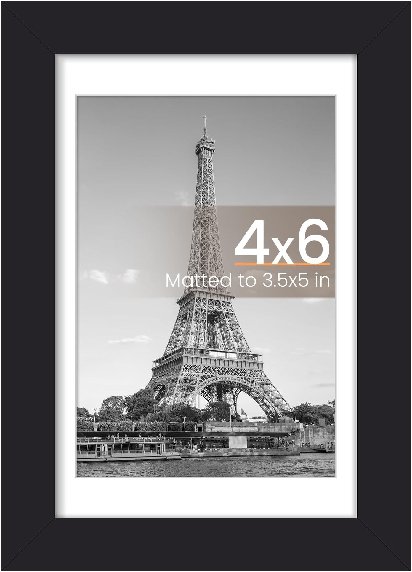 Amazon.com - Venusmiles 5X7 Picture Photo Frames with Unique Rounded ...