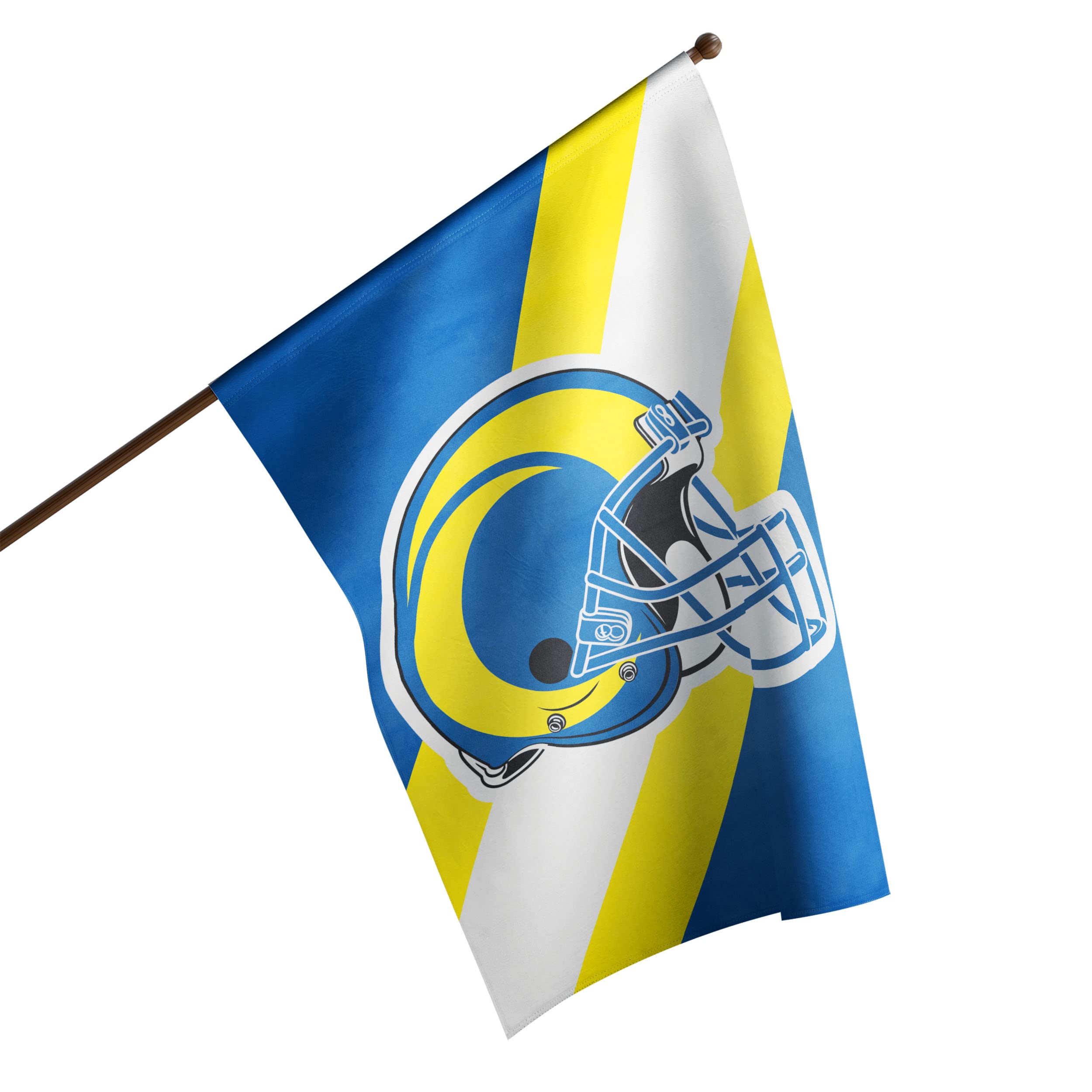 Snapklik.com : Los Angeles Rams NFL Helmet Vertical Flag