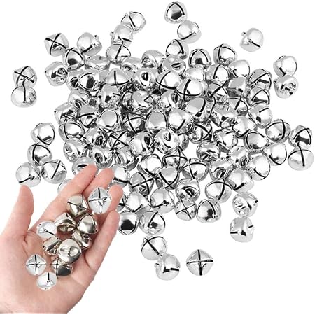Amazon.com: Jingle Bells, 1 Inch Craft Bells Bulk DIY Bells for ...