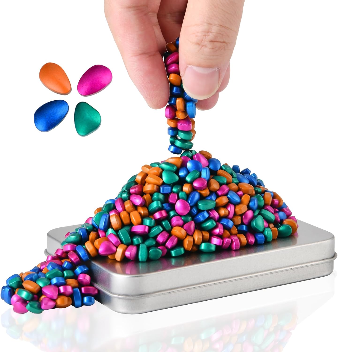 Amazon.com: LCVUUK Magnetic Putty Stones,Multicolor More Than 600 Weak ...