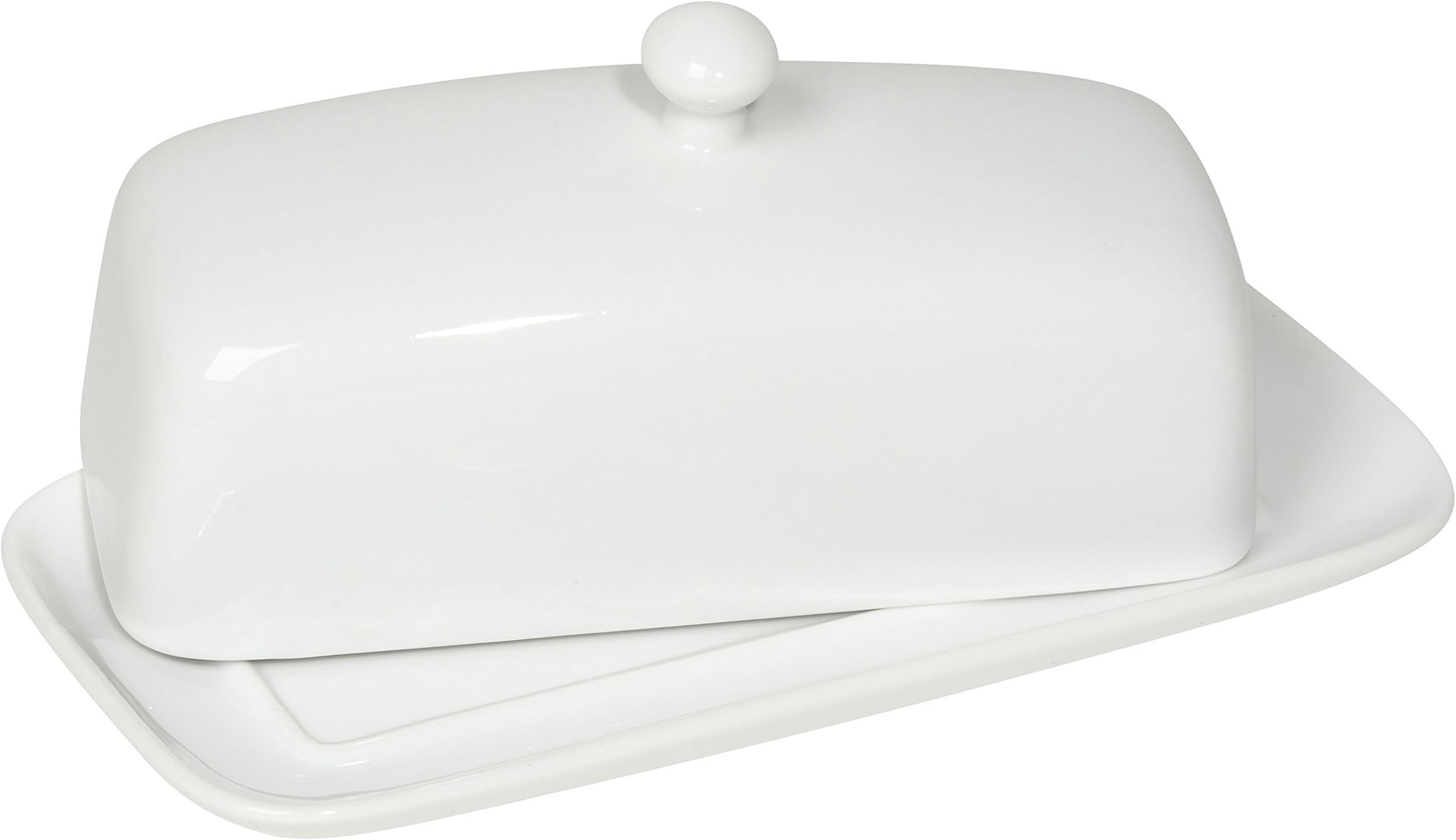 Amazon.com | Zulay Butter Dish With Lid For Countertop - Porcelain ...