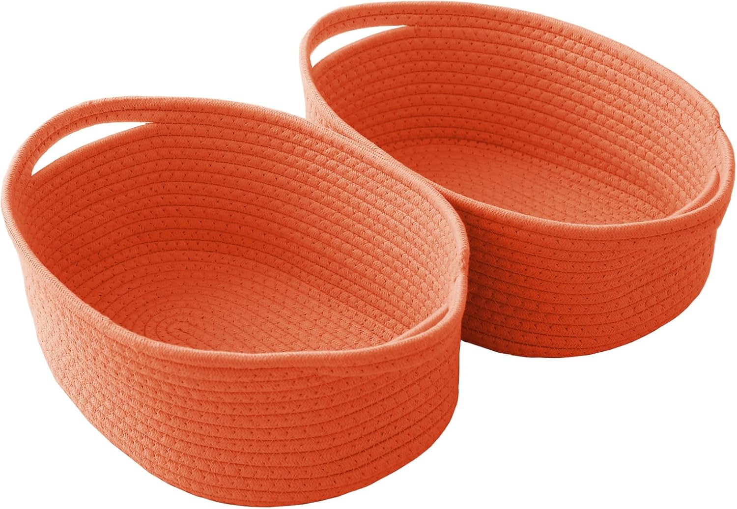 Amazon.com: JMvicyroam Woven Basket,Small Rope Storage Bin with Handles ...