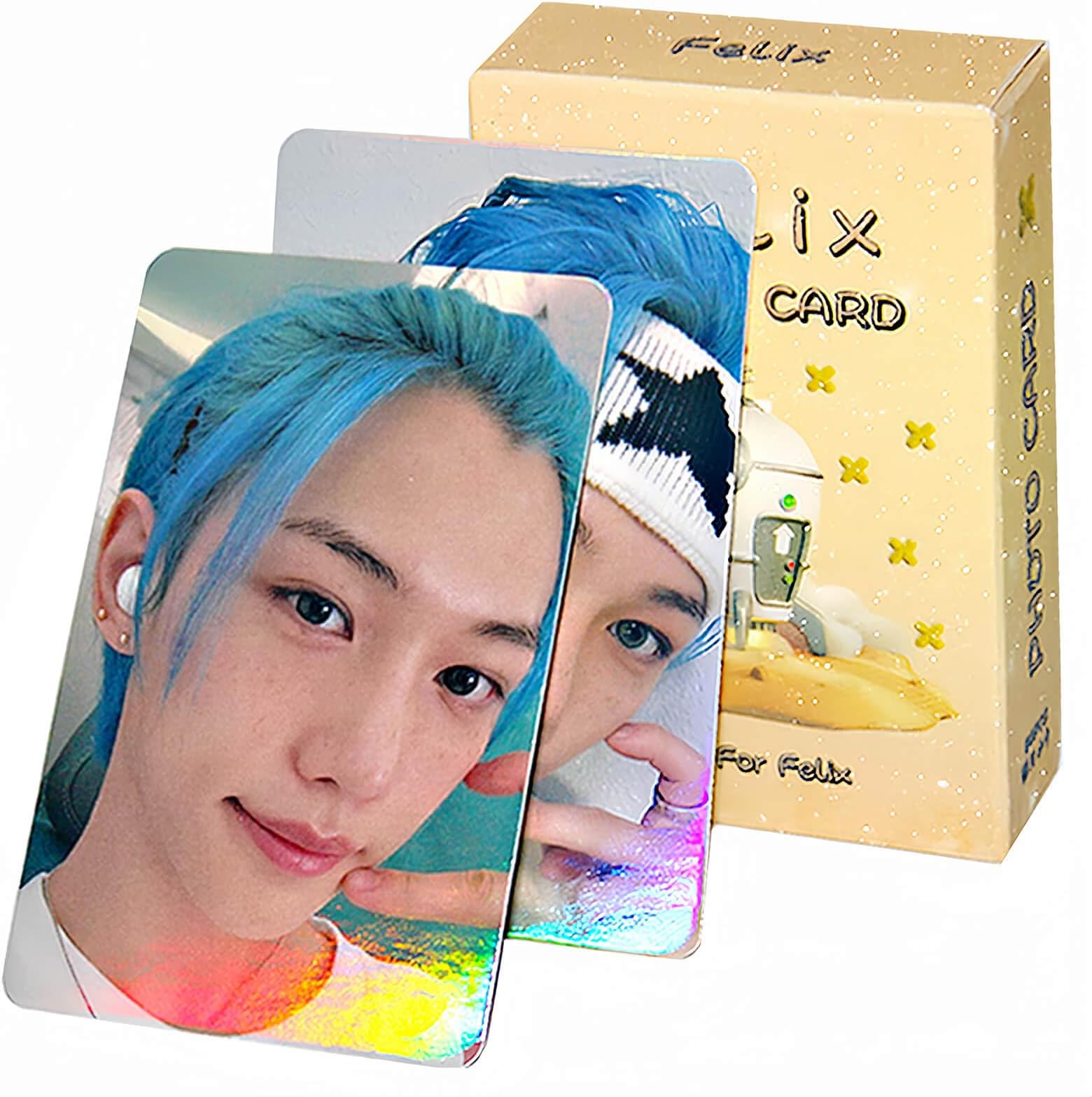 Stray kids Felix Photocards Kpop Stray kids Photocards Merch Felix Lomo ...
