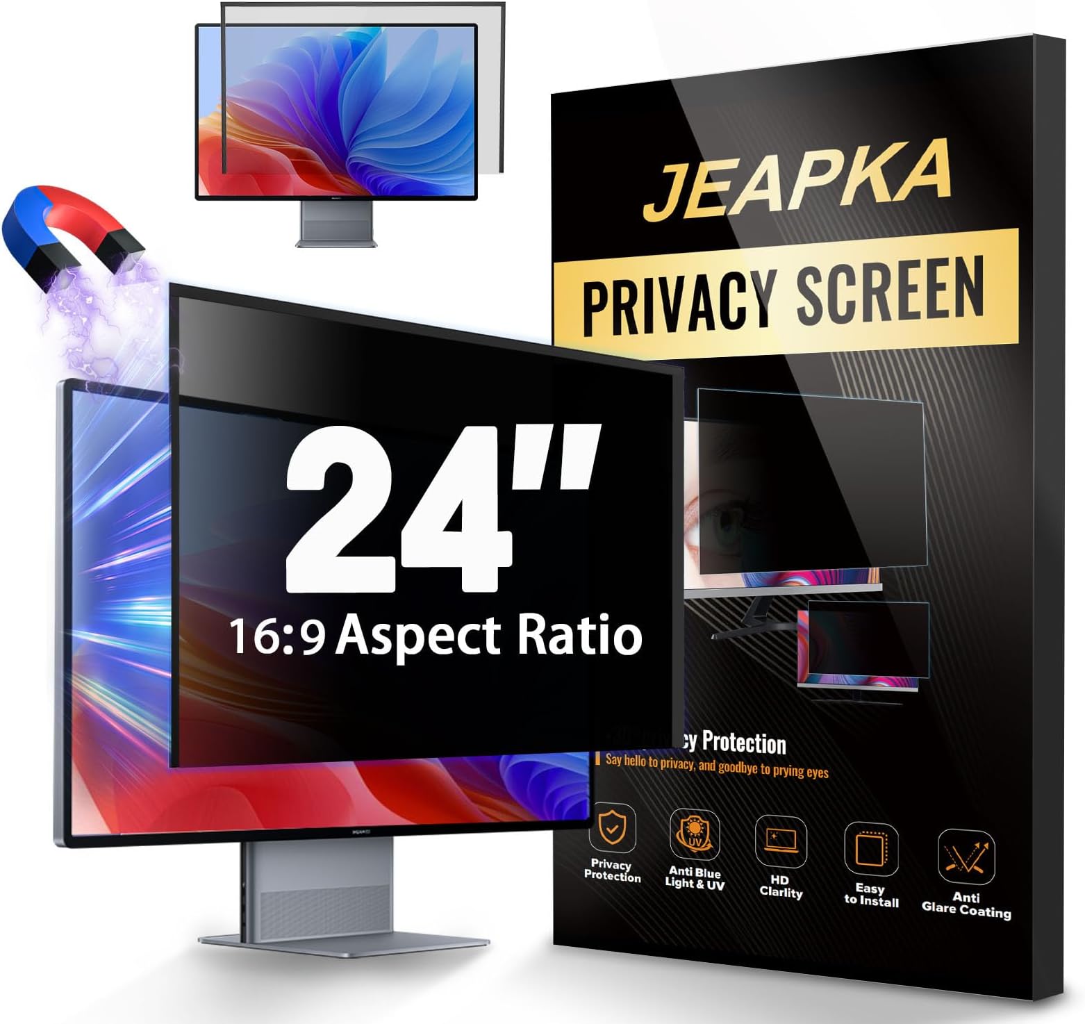 Amazon.com: 25 Inch Privacy Screen for Computer Monitor Eye Protection ...