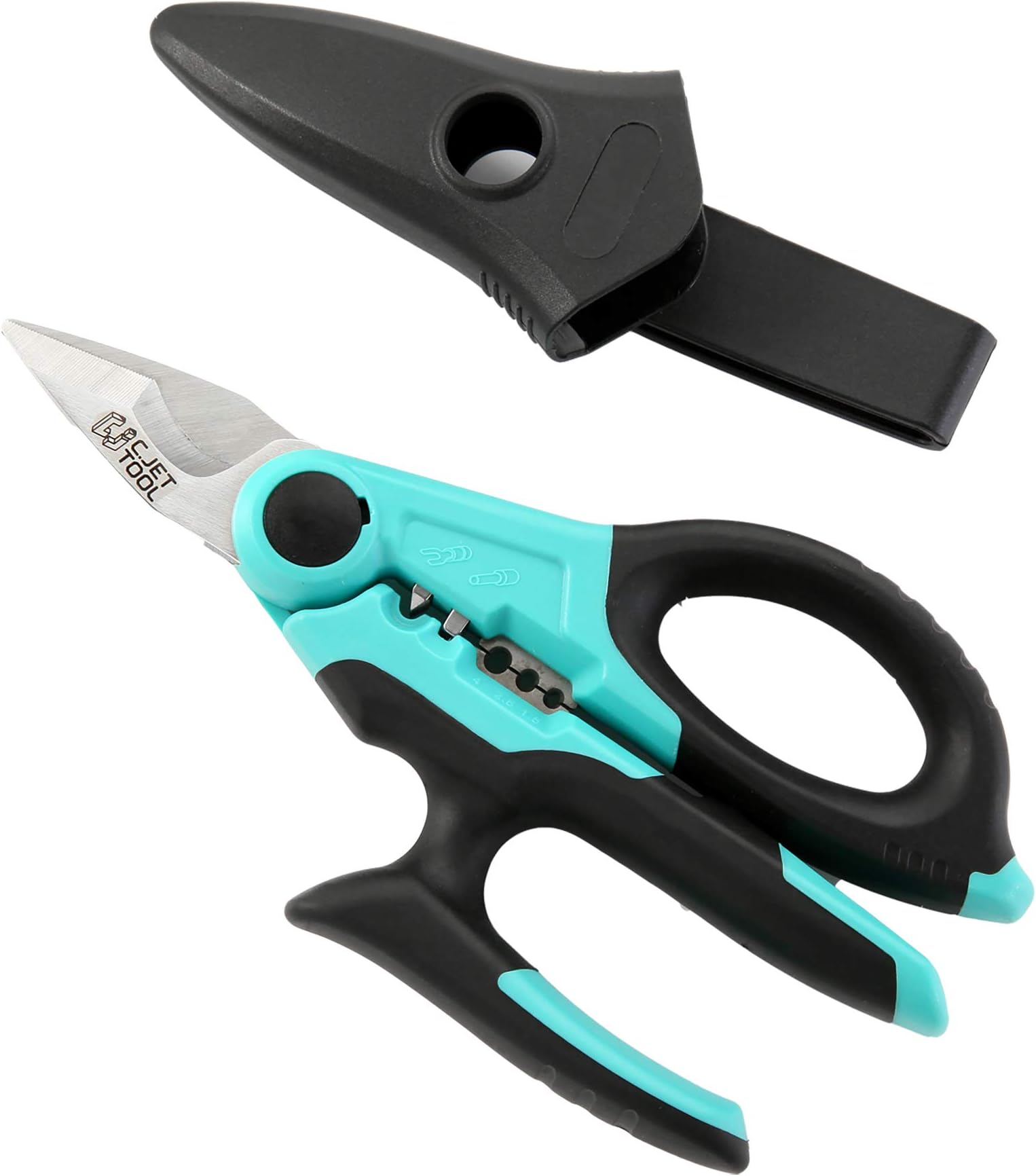 WORKPRO Electricians Scissors with Wire Stripper, 6-1/2 INCH(163MM ...