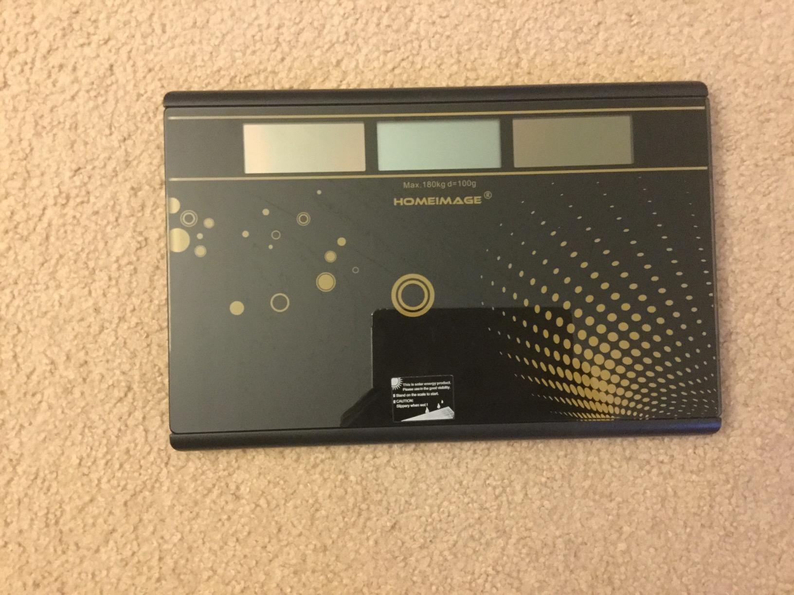 Amazon.com: HOMEIMAGE Digital Solar Power Bath Scale - 400 lbs ...