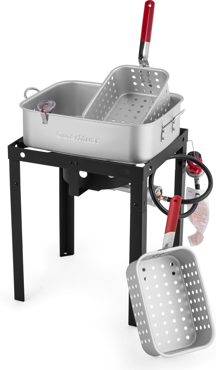 Amazon.com: OuterMust 58,000 BTU Outdoor Fryer, 18 Qt. Outdoor Deep ...