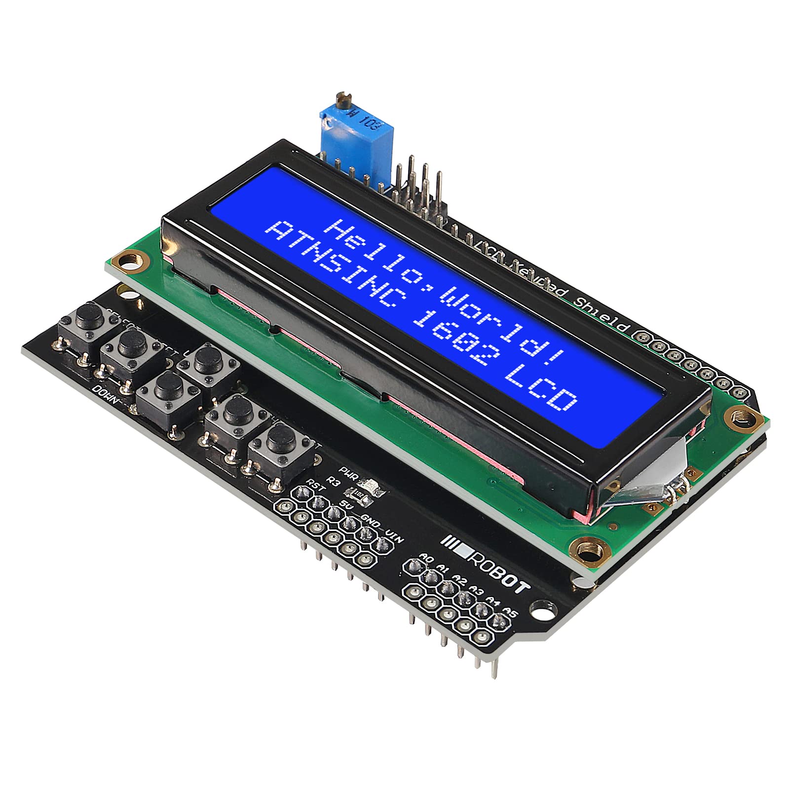 Snapklik.com : 3pcs 1602 LCD Keypad Shield LCD1602 LCD 1602 Module ...