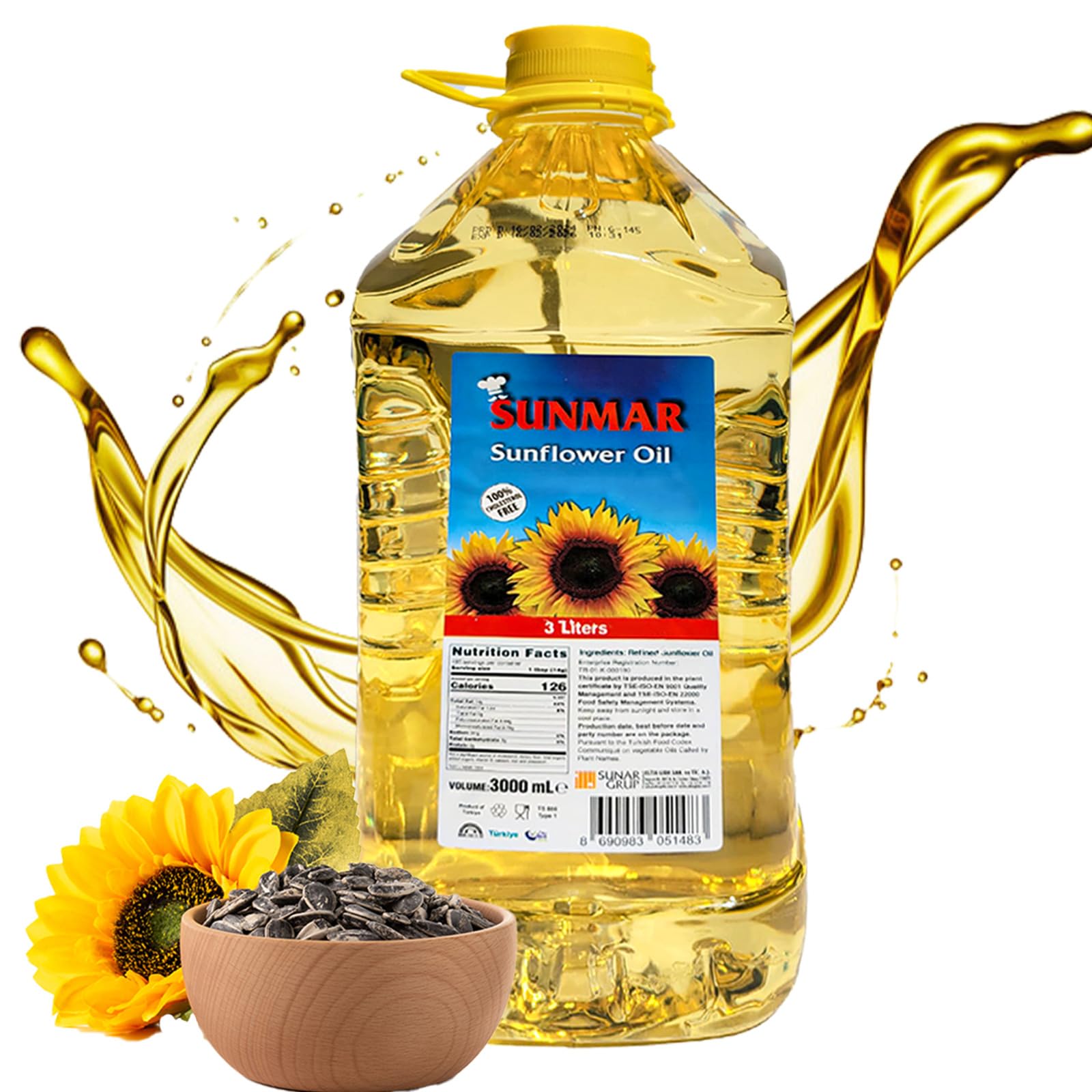 Amazon.com : "Ultra Healthy Sunflower Oil | High-Heat Stability, No ...