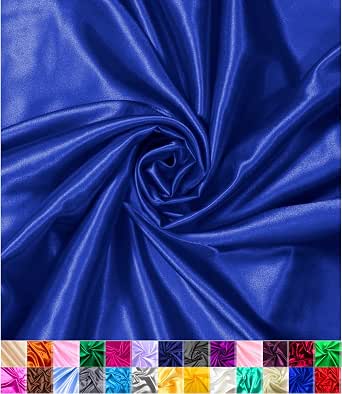 Amazon.com: Satin Fabric | Decoration & Sewing | Shiny & Luxury | 60 ...