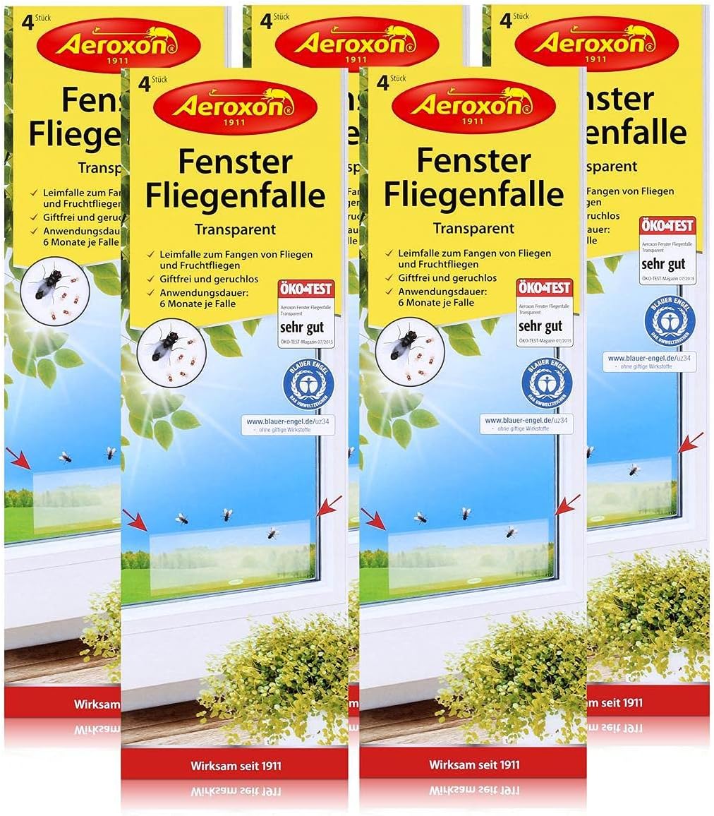 Deadfast 20300610 Indoor Fly Window Traps - 4 Packs, White : Amazon.co ...