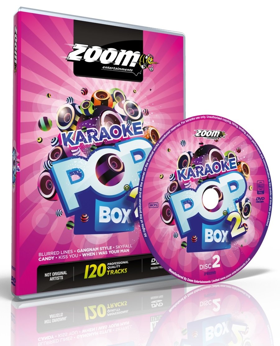 Amazon.com: Zoom Karaoke Pop Box 2 Party Pack - 4 DVD Box Set - 120 ...