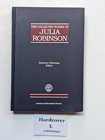 Amazon.com: The Collected Works of Julia Robinson (Collected Works, 6 ...