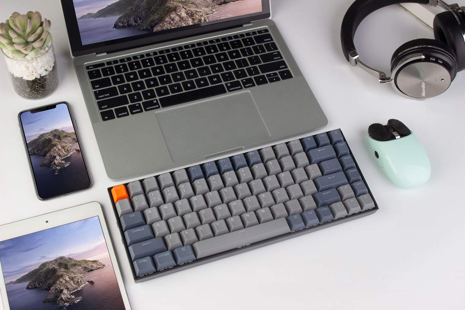 Buy Keychron K2 Bluetooth Wireless Mechanical Keyboard with Double Shot ...