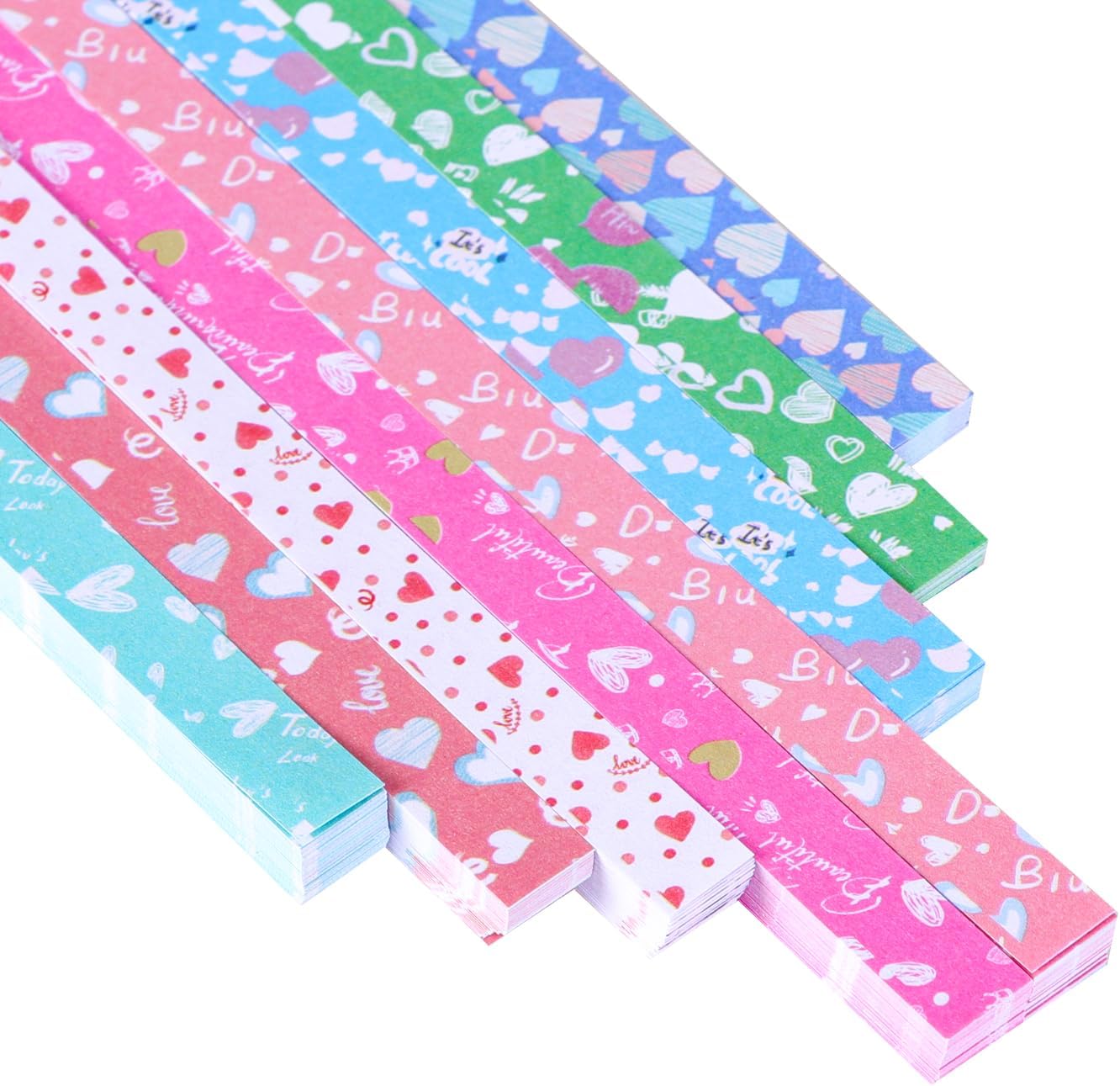 Amazon.com : Acooruiteng Star Paper Star Paper Strips Cute Paper Star ...