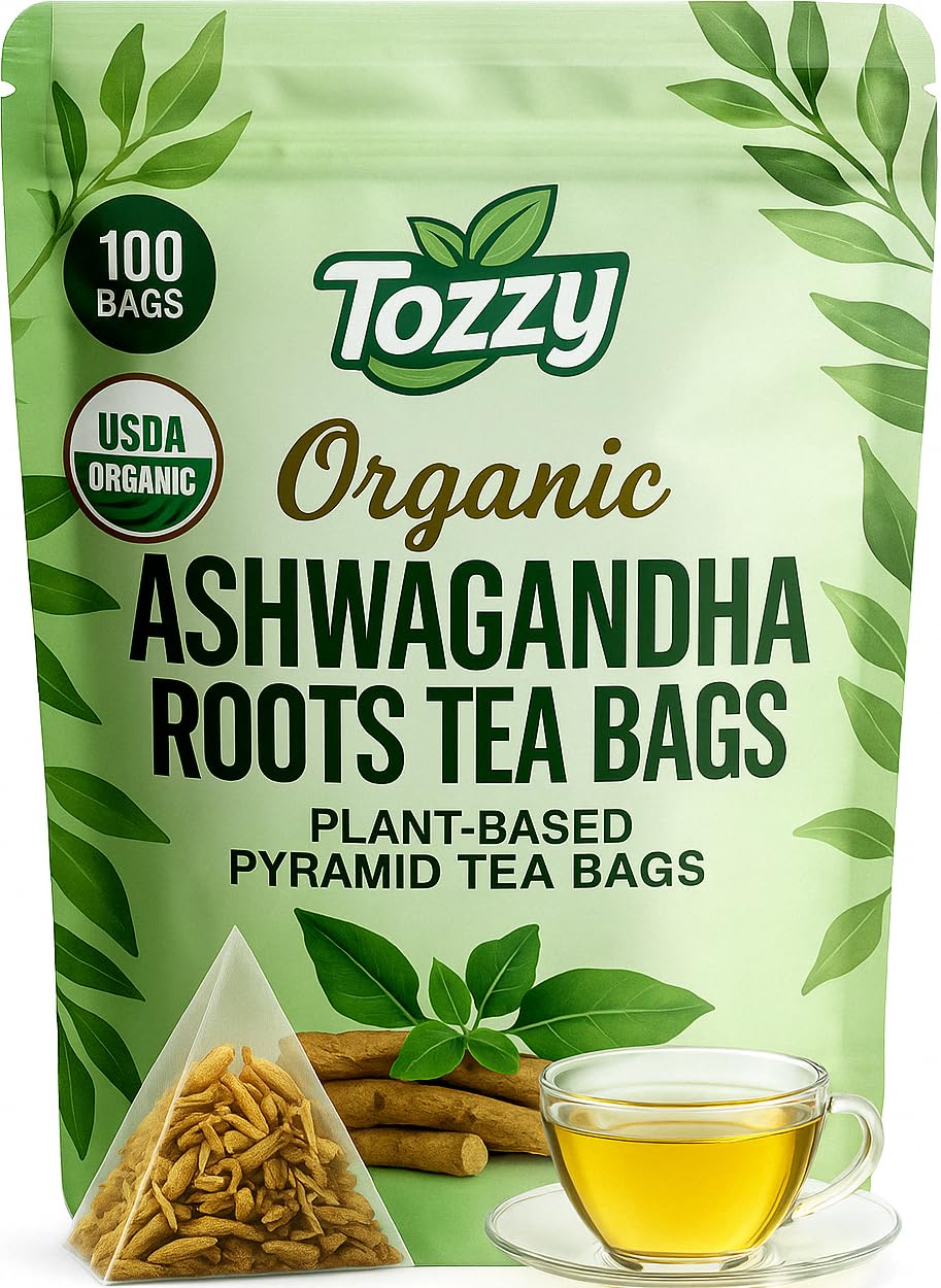 Snapklik.com : Tozzy Organic Ashwagandha Tea 100 Count