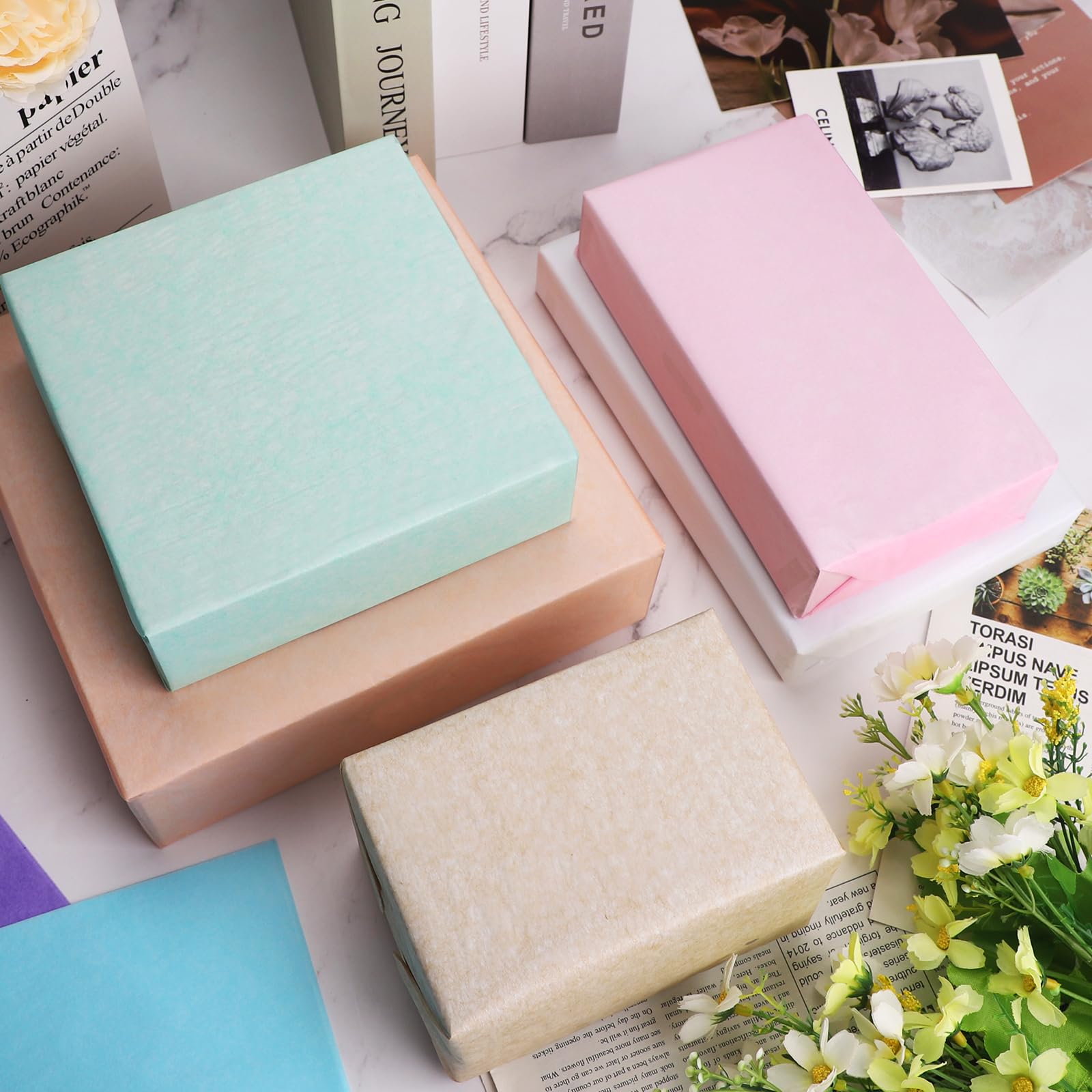 Tissue Paper Gift Box Colorful Shredded Tissue Paper Shred Dusty Soft