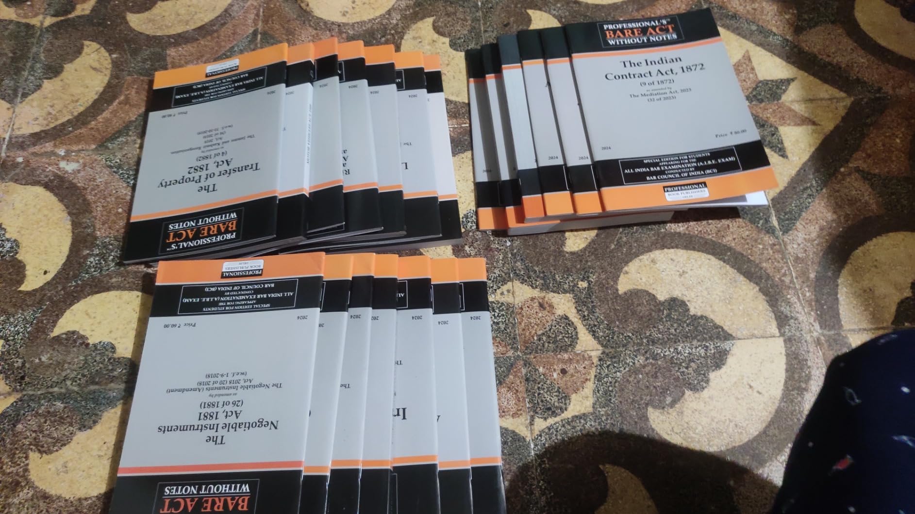 Buy PROFESSIONAL'S Bare Acts without Notes for AIBE as per BCI ...