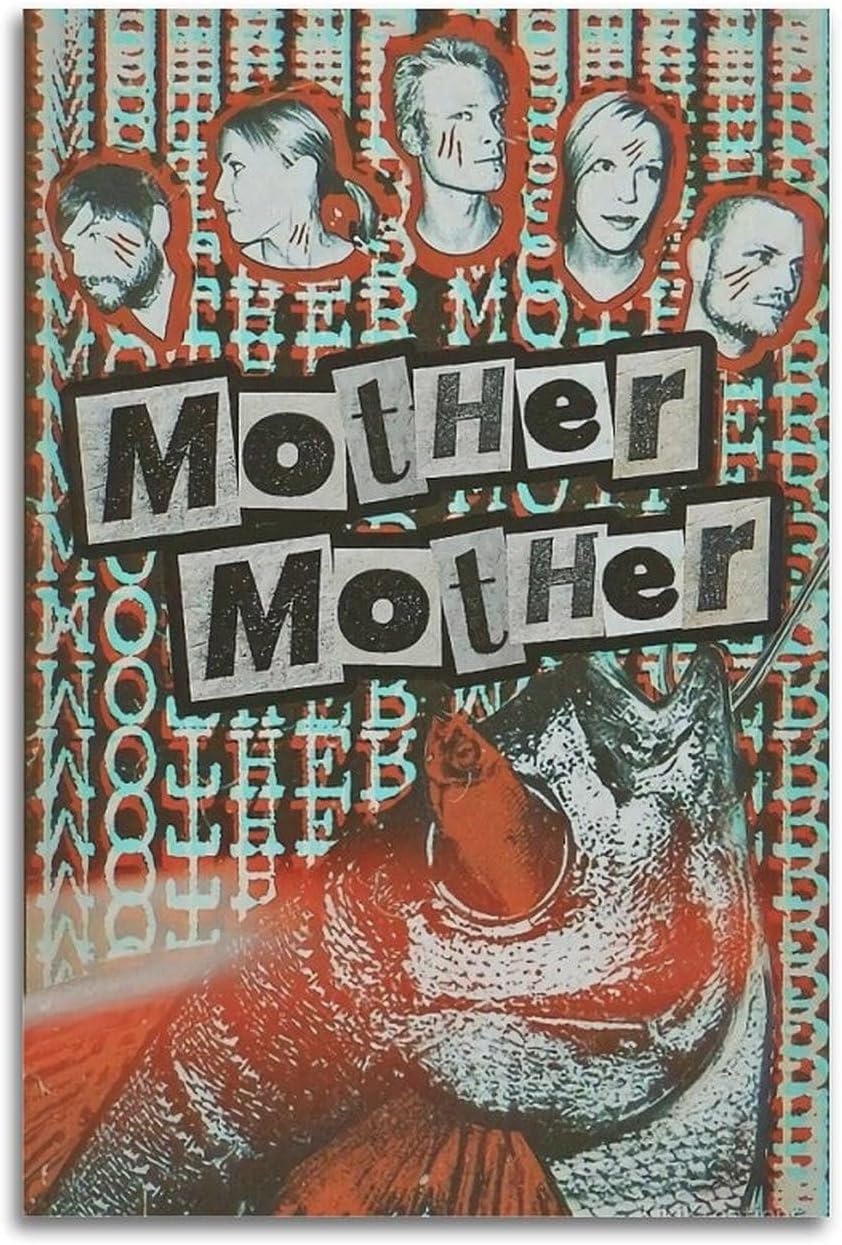 Amazon.de: klouds Mother Mother Band Poster, dekoratives Gemälde ...