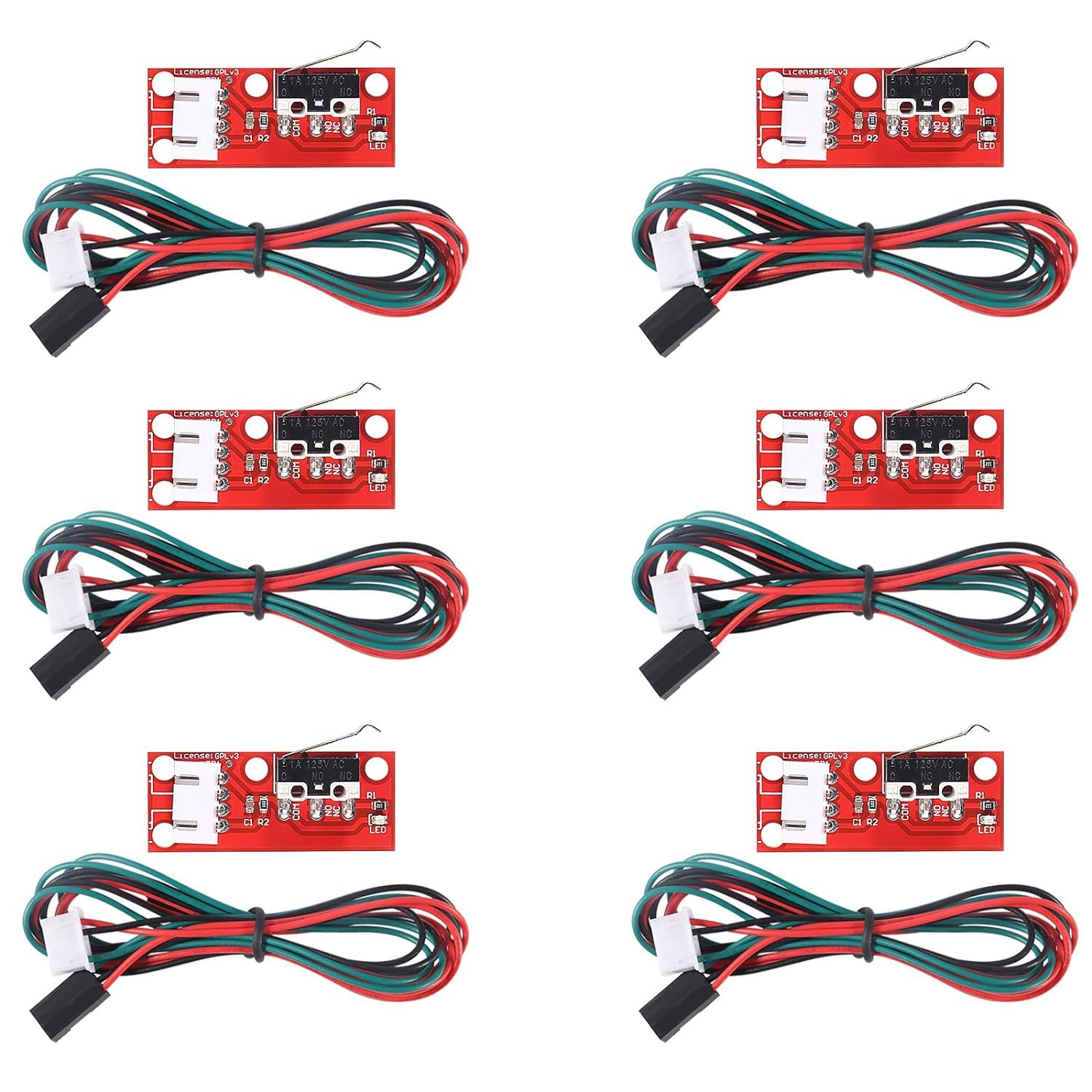 IDUINO 6PCS Mechanical Endstop Limit Switch Touch Switch Module with ...