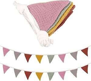 Amazon.com: 17 ft Pennant Banner Flags, 2pcs Triangle Banner Flags ...