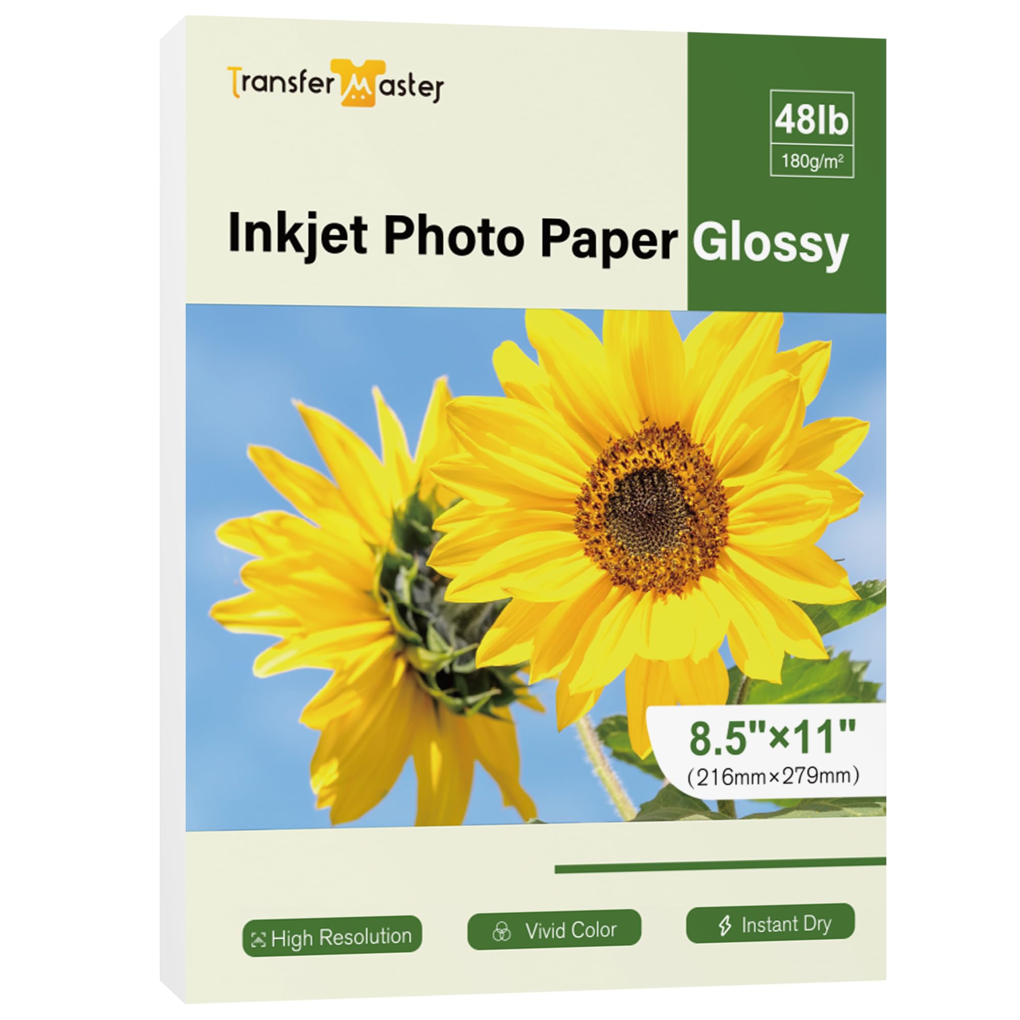Photo Paper For Printer Glossy Photo Paper 8.5x11 - 30 Sheets 180gsm ...