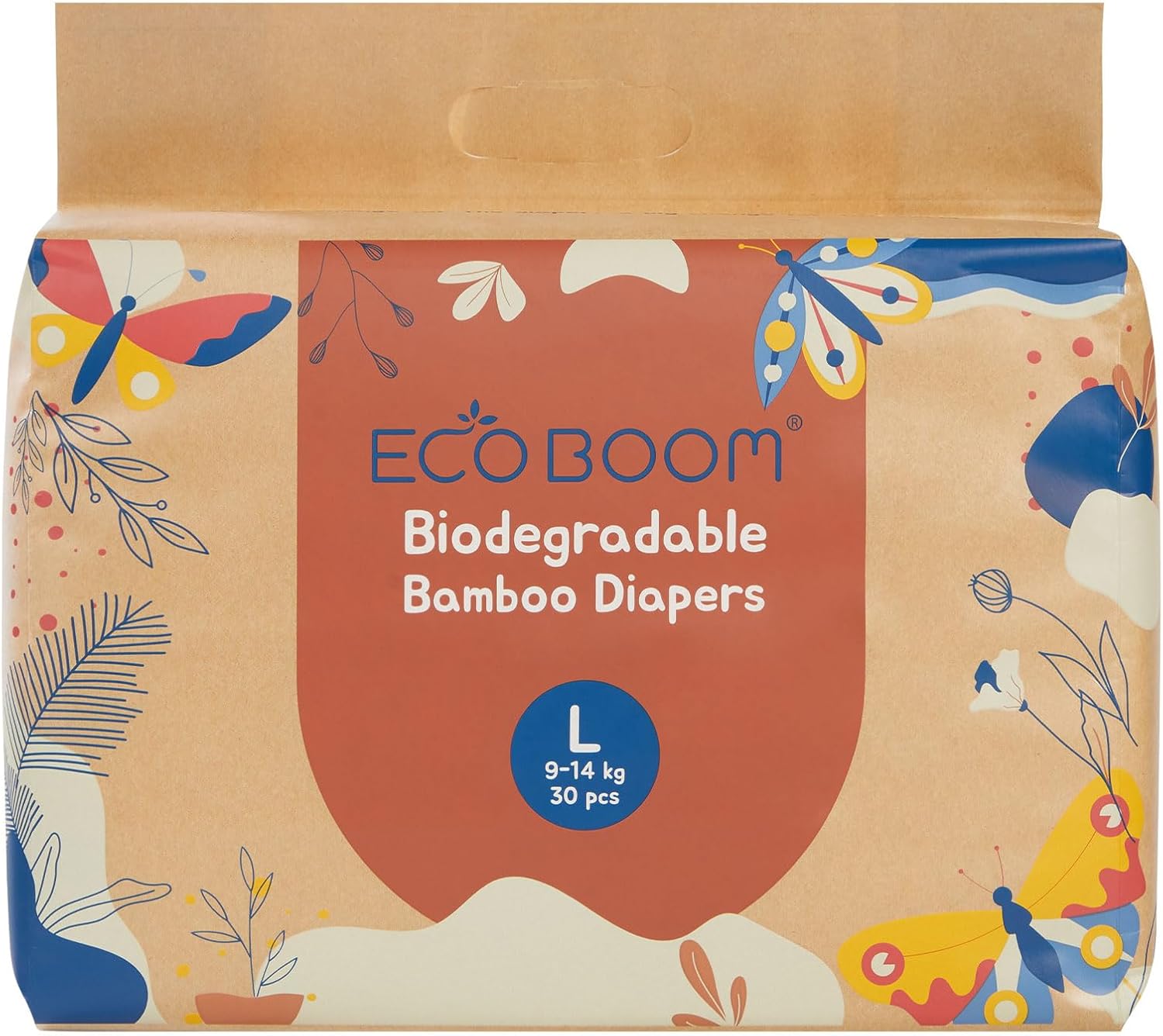 Amazon.com: ECO BOOM Size 4 Diapers, Bamboo Viscose Diapers ...