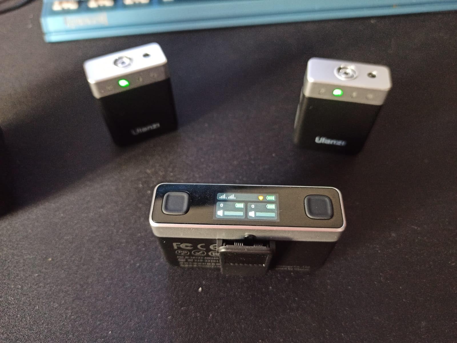 ULANZI U-Mic AM18 Micro Sans Fil, Micro Cravate Deux Canaux 2.4G ...