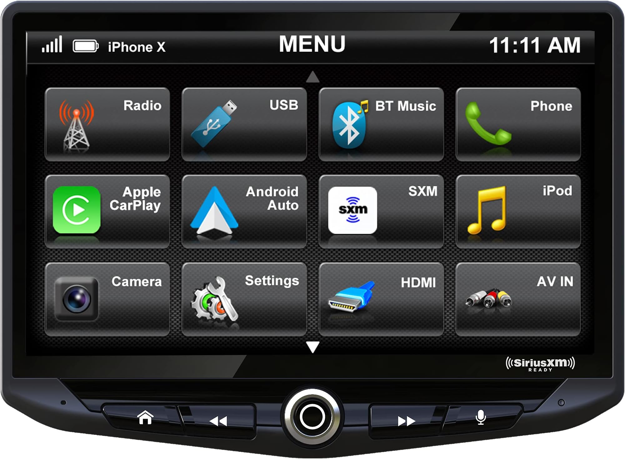 Amazon.com: Stinger HEIGH10 10 Multimedia Car Stereo 1024 x 600 HD ...