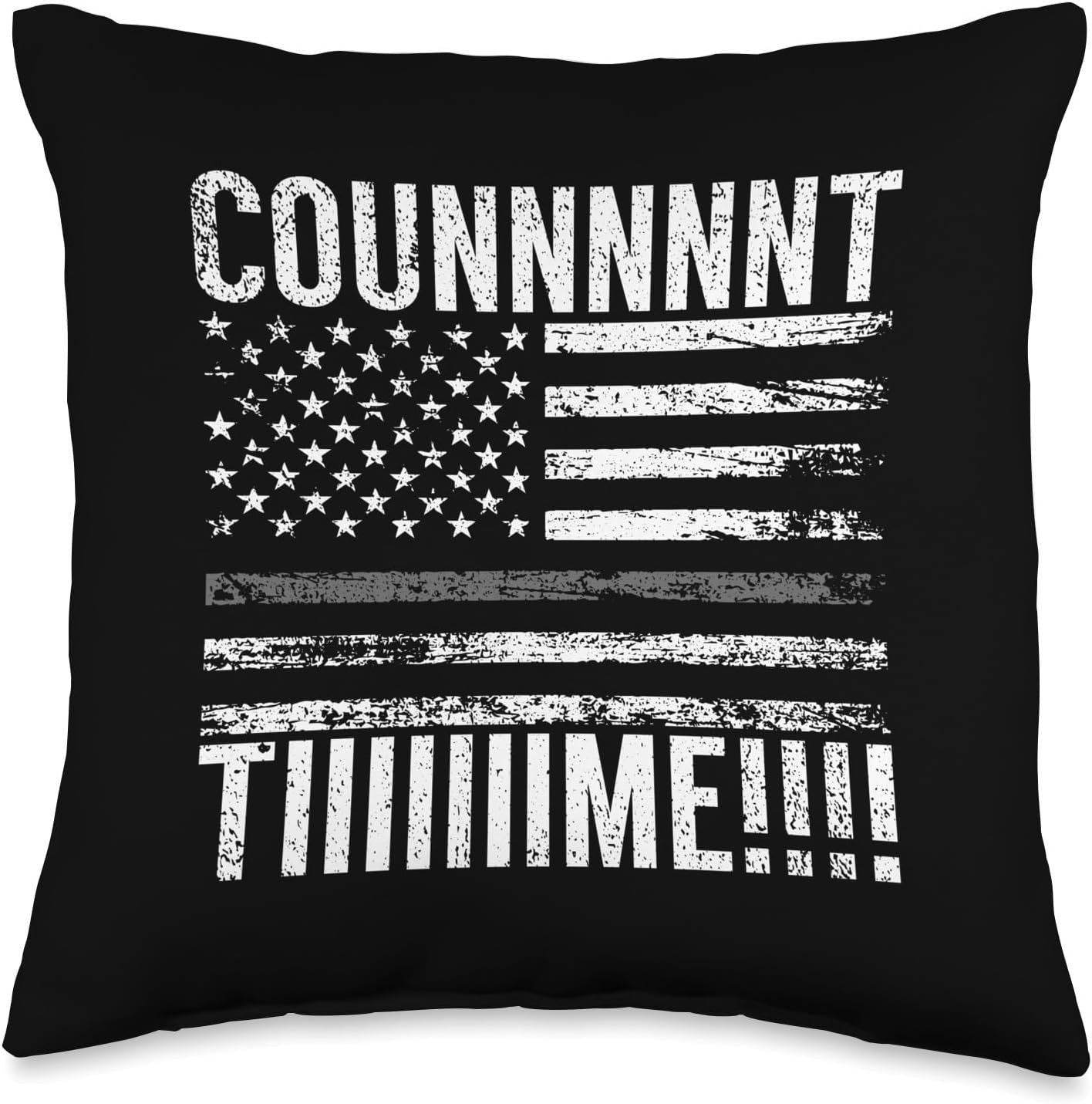 Amazon.com: Count Time funny Correctional Officer Throw Pillow : Home ...