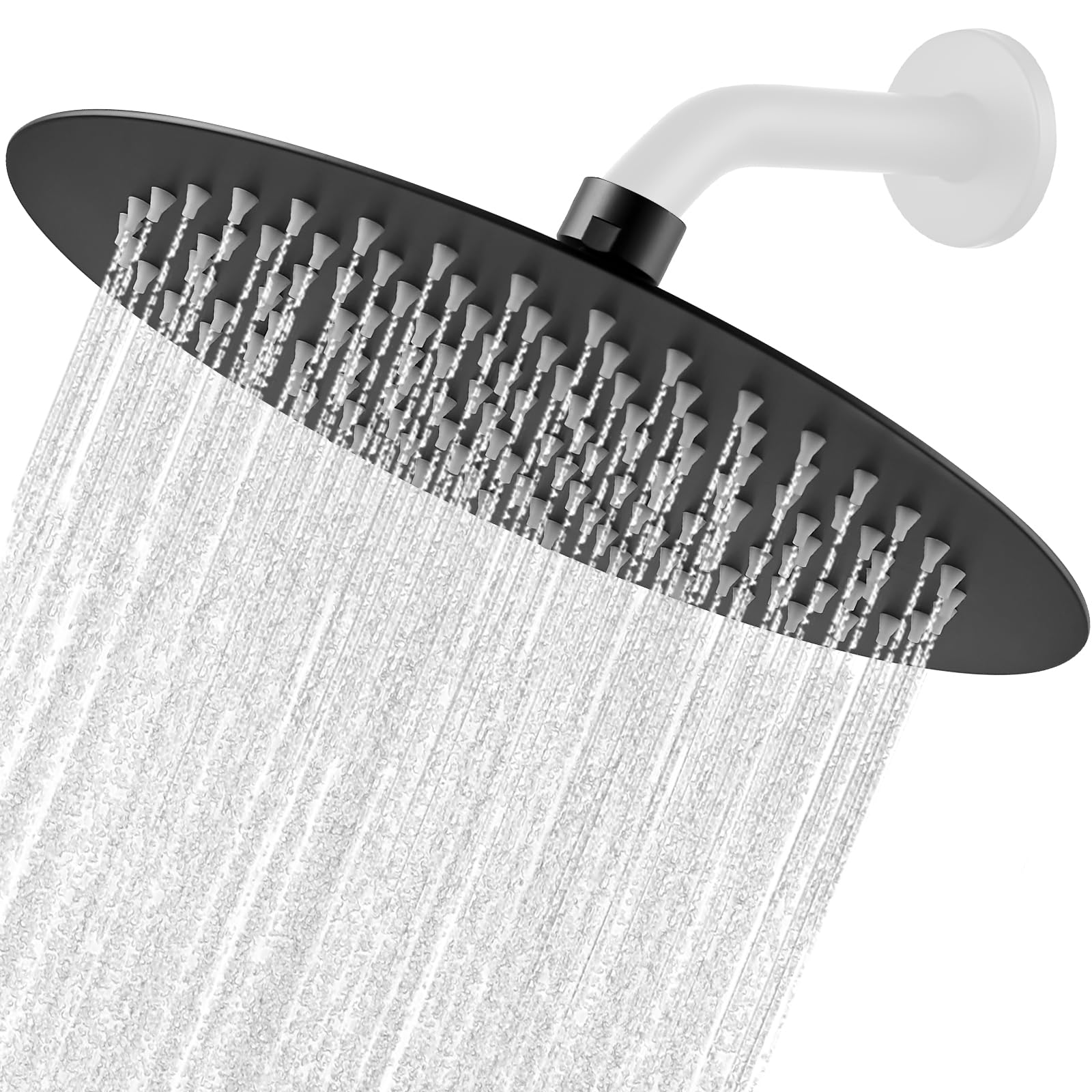 Midanya Round Rainfall Shower Head High Pressure Stainless Steel ...