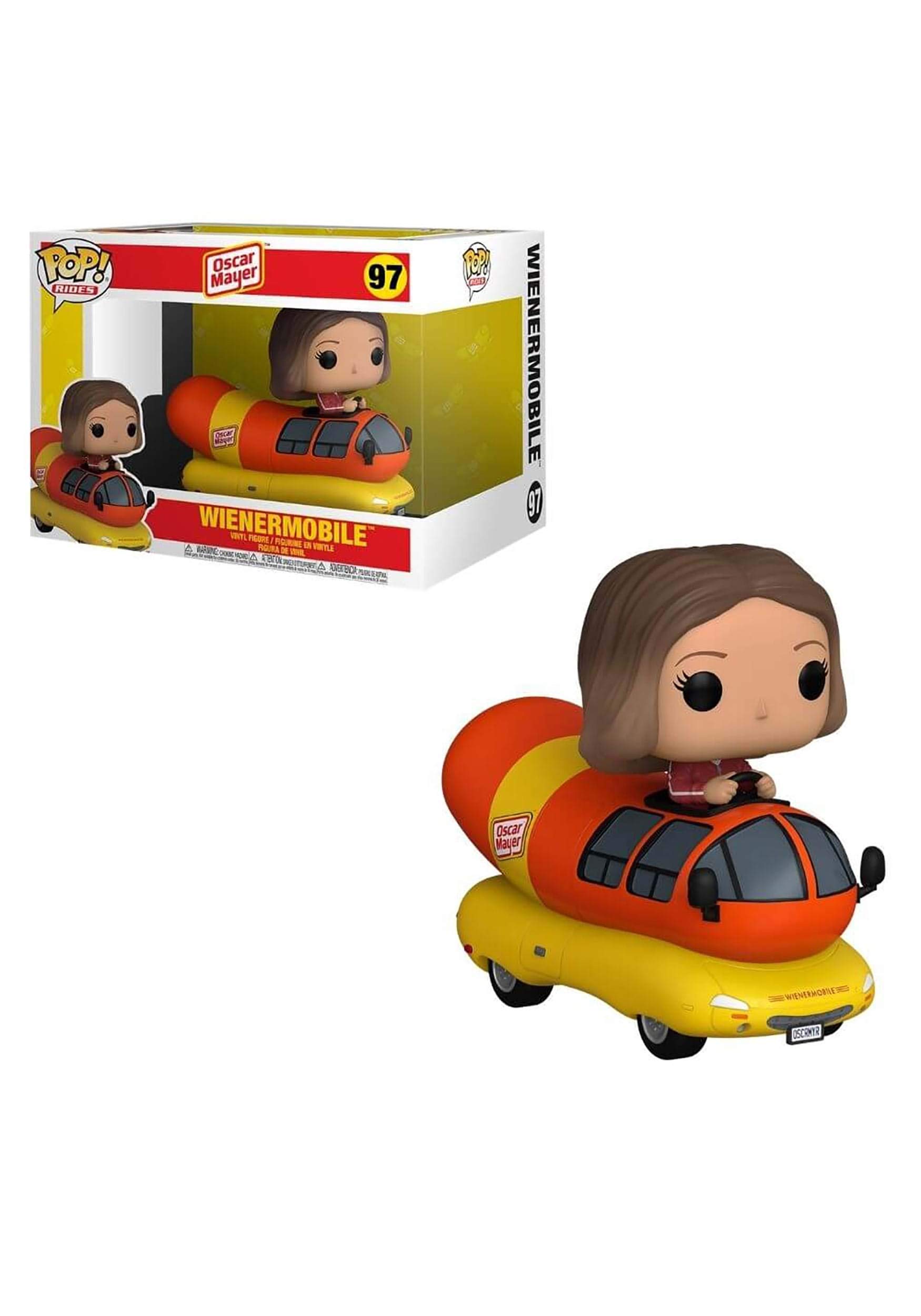 Amazon.com: Funko Pop! Rides: Oscar Mayer - Wienermobile Vinyl Figure ...