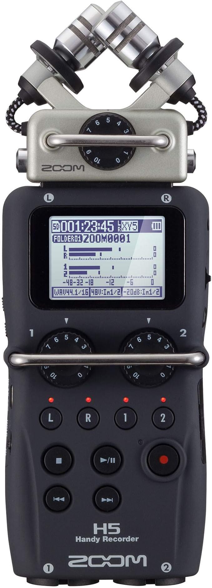 Amazon.com: Zoom H2n Handy Handheld Digital Multitrack Recorder Bundle ...
