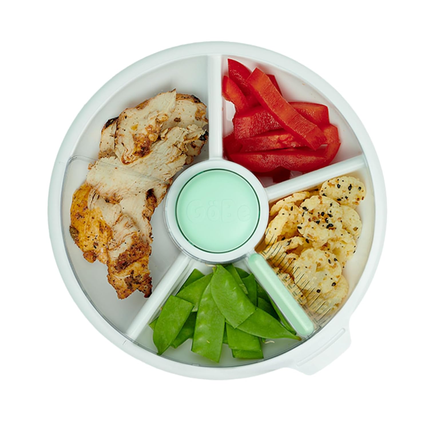 Amazon.com : GoBe Kids Large Snack Spinner - Reusable Snack Container ...