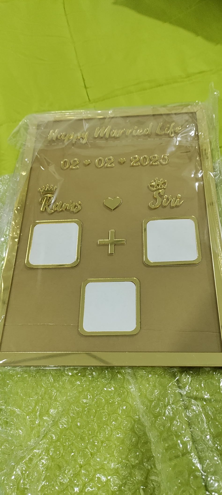 Couple Thumb Impression Gift (21 Cm X 29.7 Cm)| Wedding Thumb Print ...