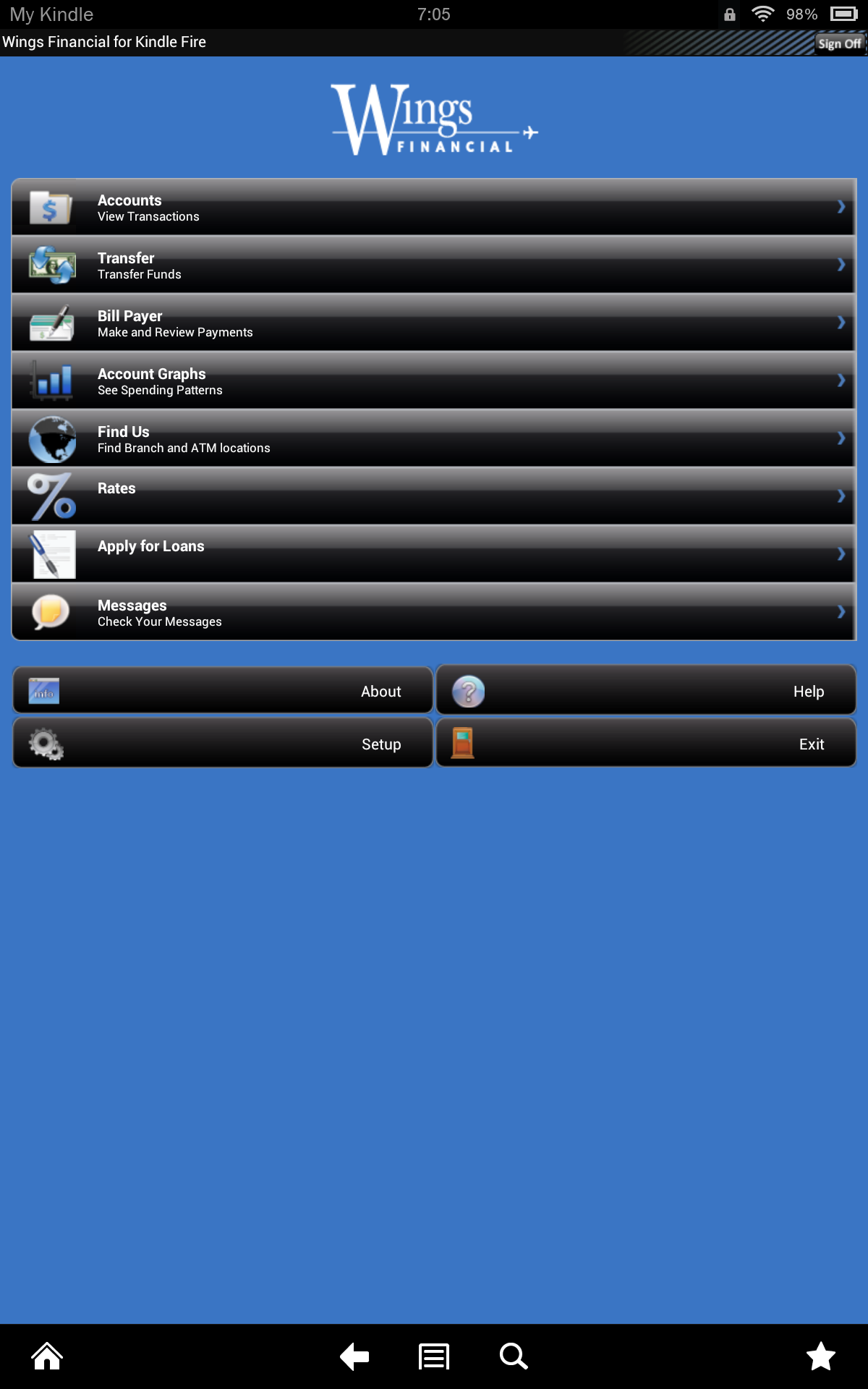 Wings Mobile - App on Amazon Appstore
