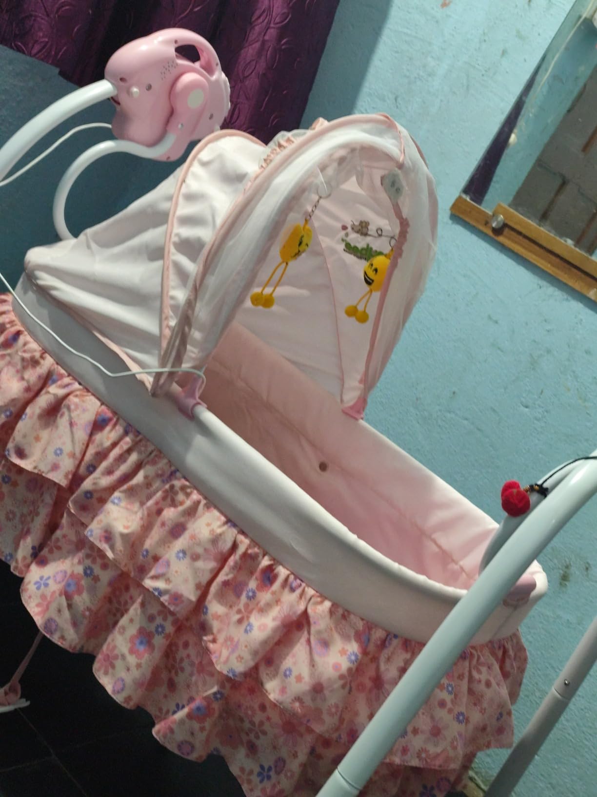 BAYBEE Bella Electric Baby Swing Cradle for Baby | Automatic Baby ...