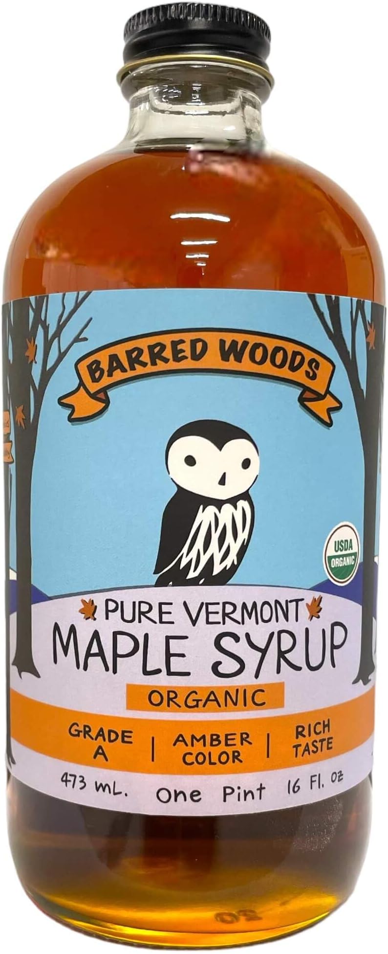 Amazon.com : Maple Grove Farms Pure Maple Syrup, 12.5 Oz : Grocery ...
