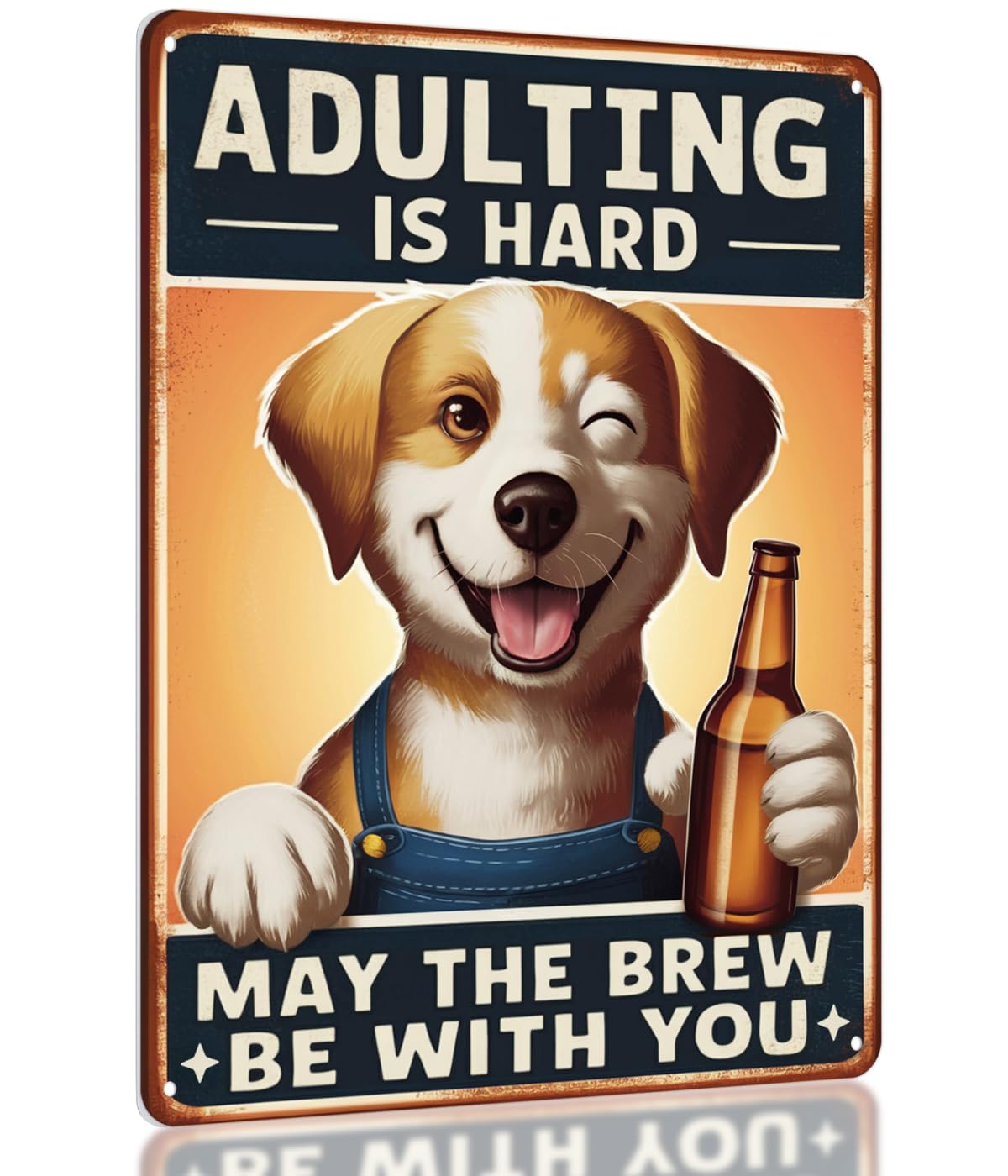 Amazon.com: Funny Metal Bar Sign - Humorous Wall Decor for Home Bar ...