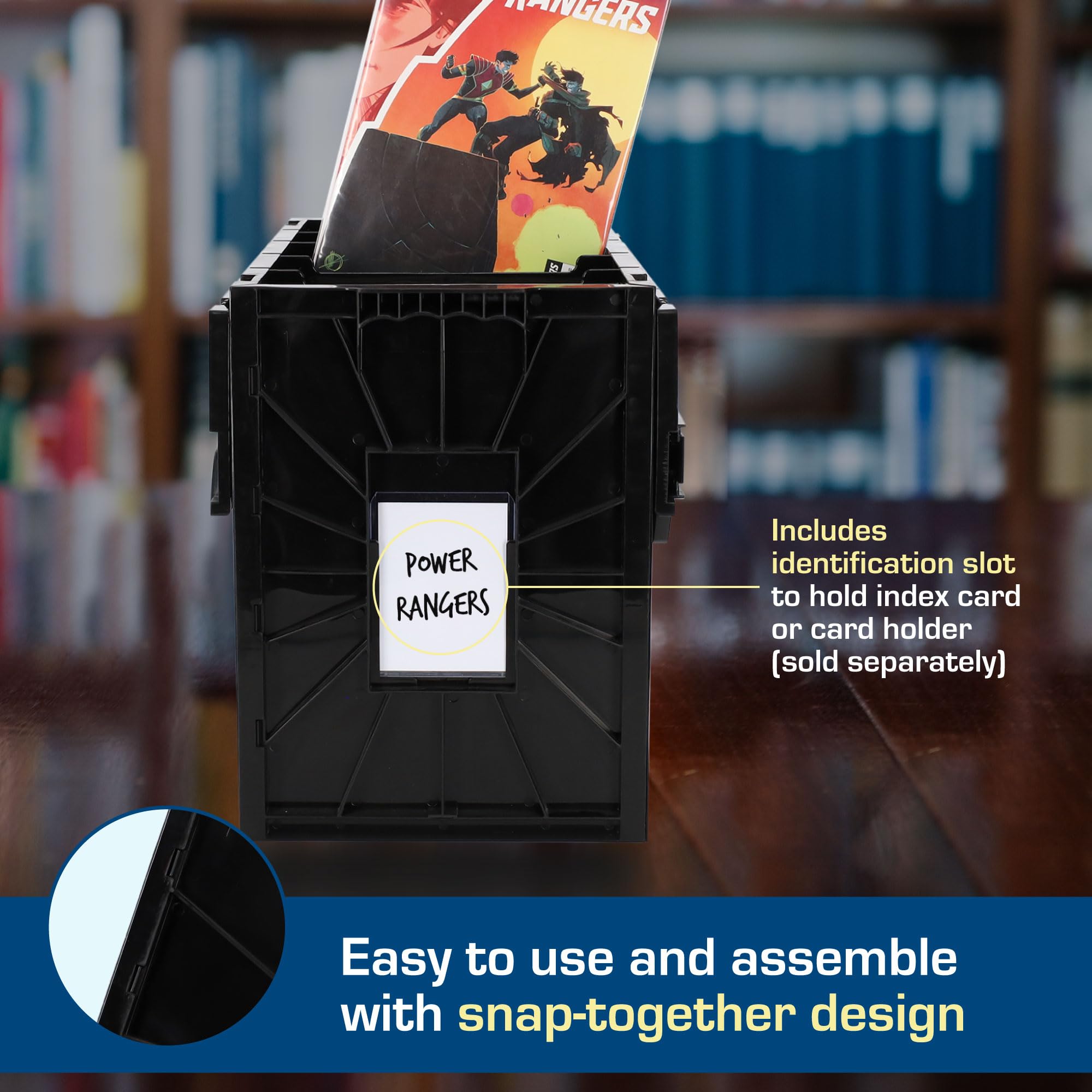 Snapklik.com : BCW Long Comic Book Bin - 2 Pack Heavy Duty Comic Book ...