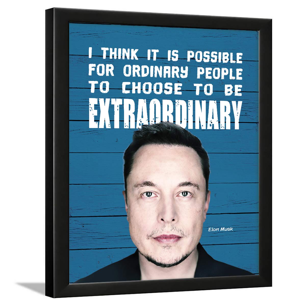Buy Chaka Chaundh - Elon Musk Framed s - Motivational Quotes Frames ...